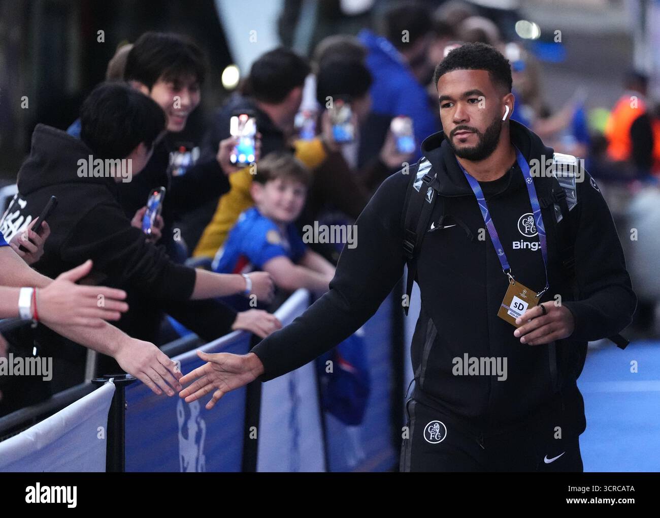 Chelsea's Reece James ahead of the UEFA Champions League, league stage ...