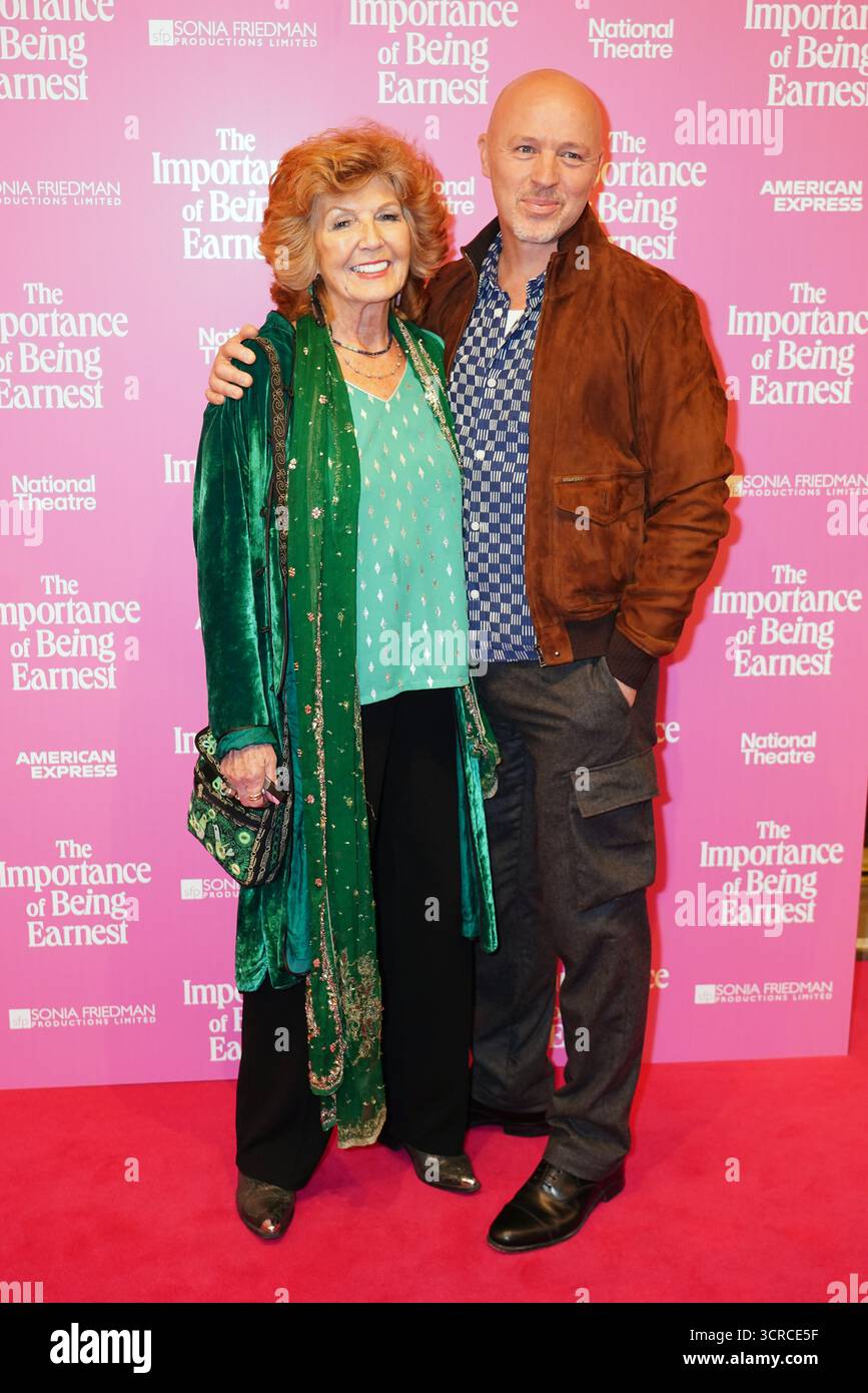 Rula Lenska (left) attends the opening night of The Importance of Being ...