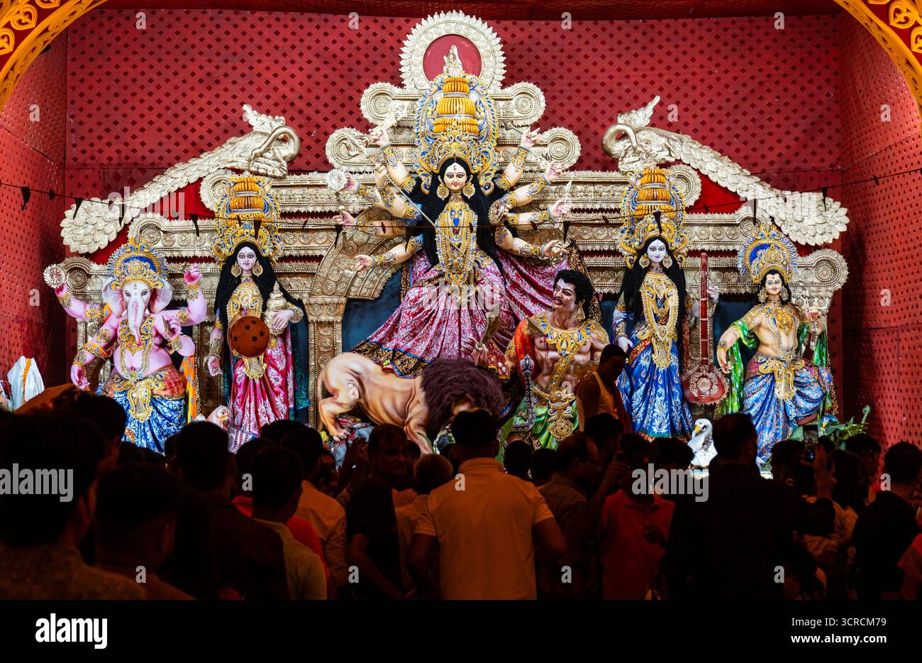 September 30, 2025: Devotees gather in large numbers to offer prayers ...