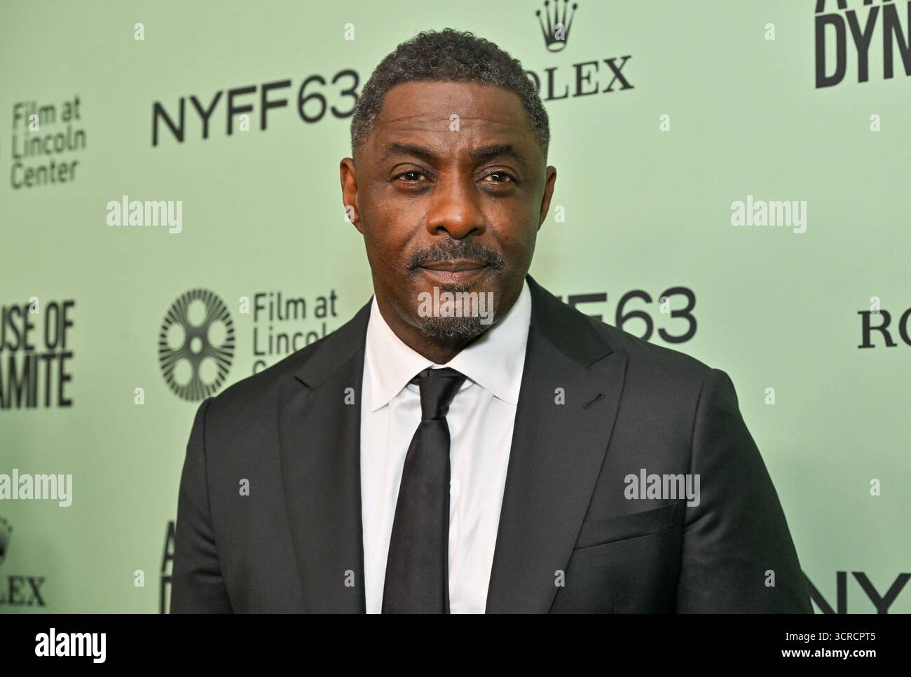 Idris Elba attends the premiere of "A House of Dynamite" at Alice Tully ...