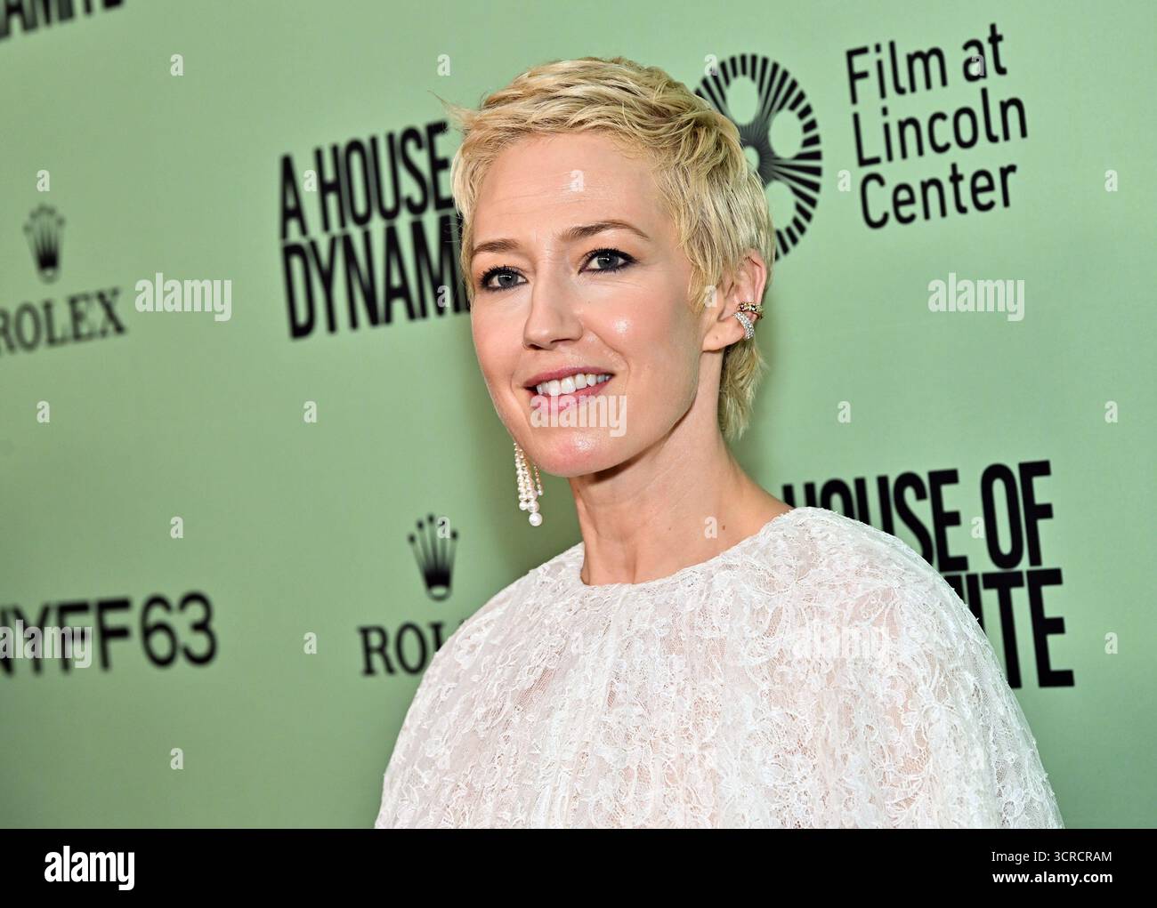 Carrie Coon attends the premiere of "A House of Dynamite" at Alice ...