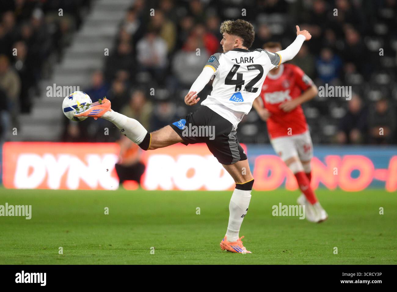 Derby County's Bobby Clark in action during the Sky Bet Championship ...