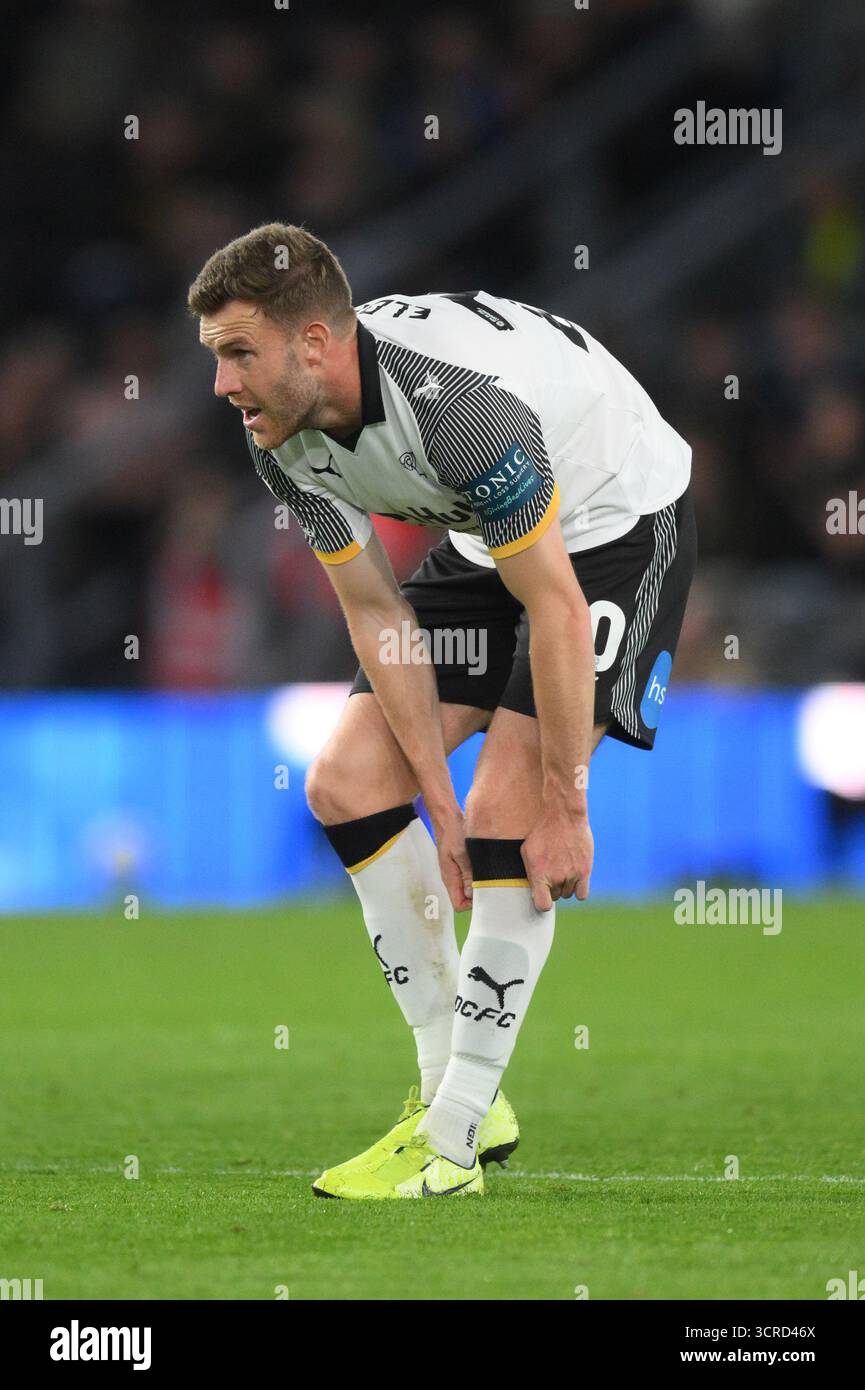 Derby County's Callum Elder during the Sky Bet Championship match at ...