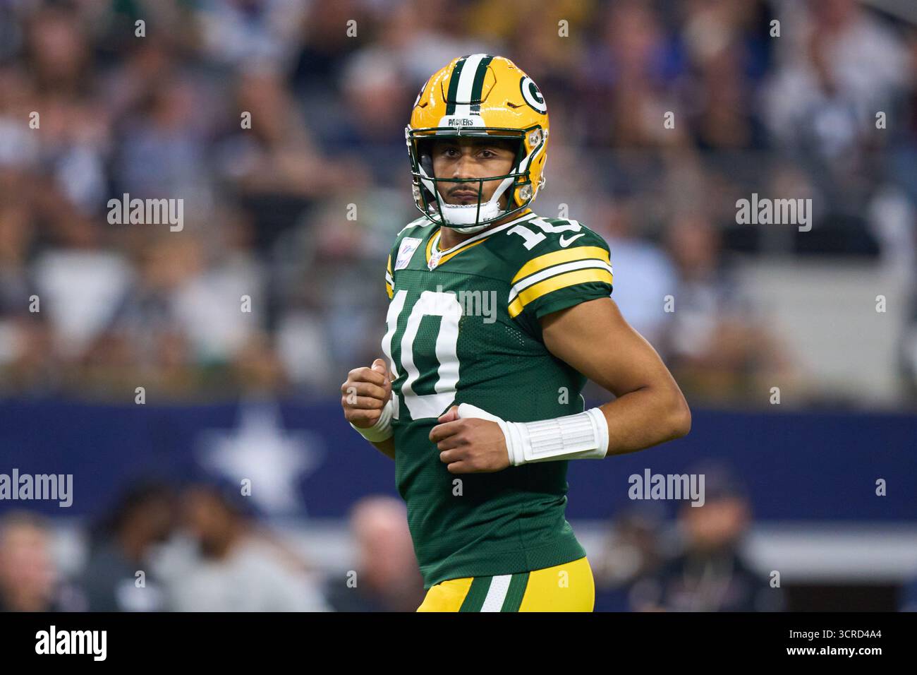 Green Bay Packers quarterback Jordan Love (10) looks on during an NFL ...
