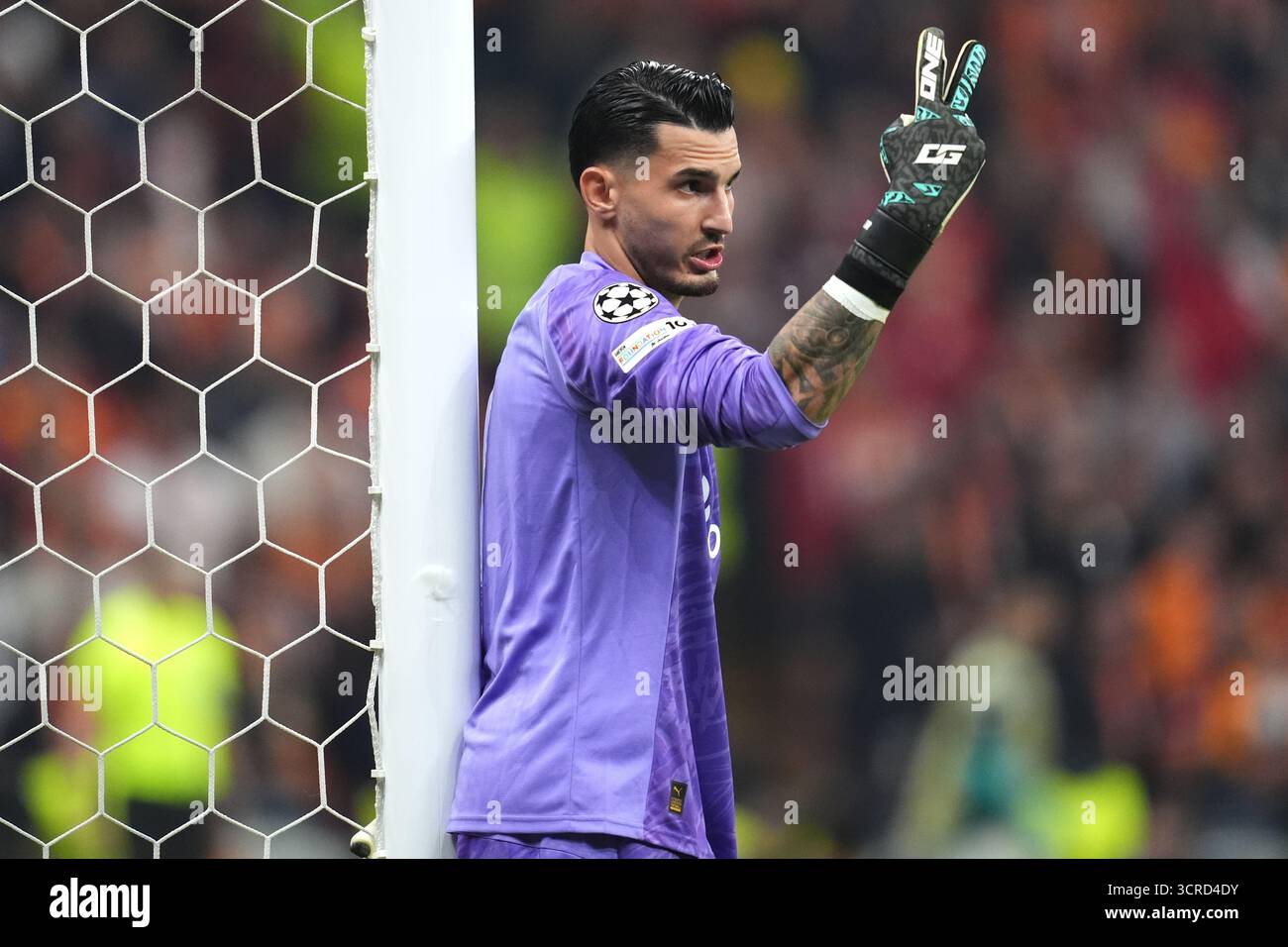 Galatasaray goalkeeper Ugurcan Cakir during the UEFA Champions League ...