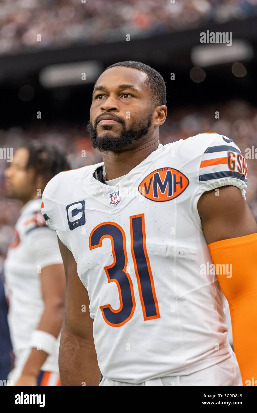Chicago Bears safety Kevin Byard III (31) against the Las Vegas Raiders ...