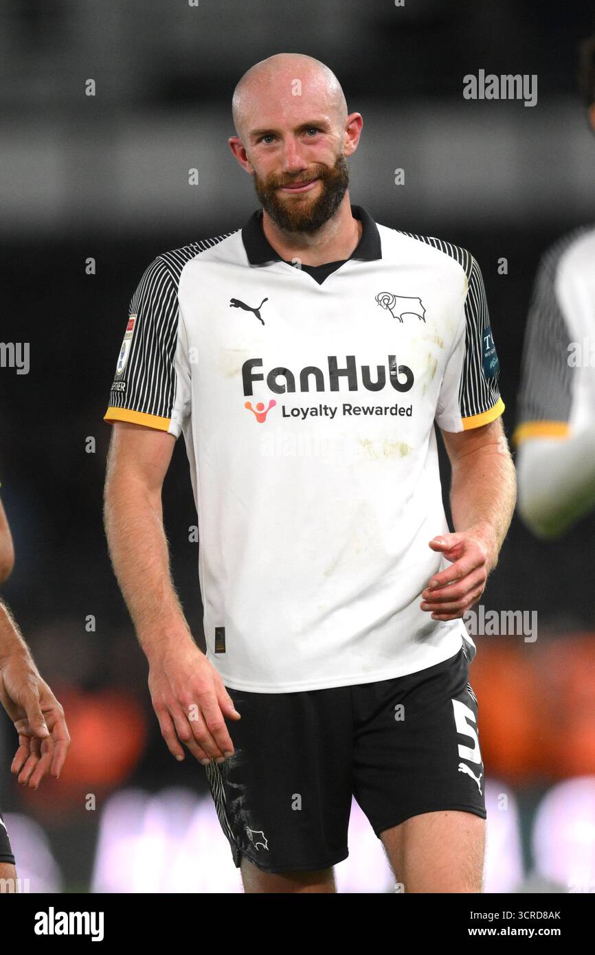 Derby County's Matthew Clarke after the final whistle following the Sky ...