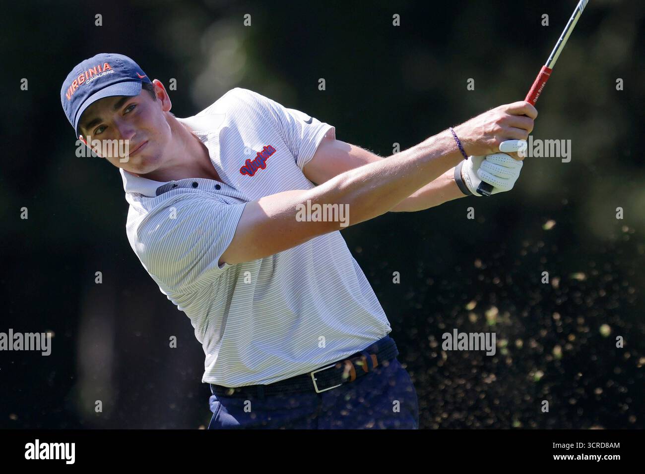 Virginia golfer Ben James tees off during the Ben Hogan Collegiate ...