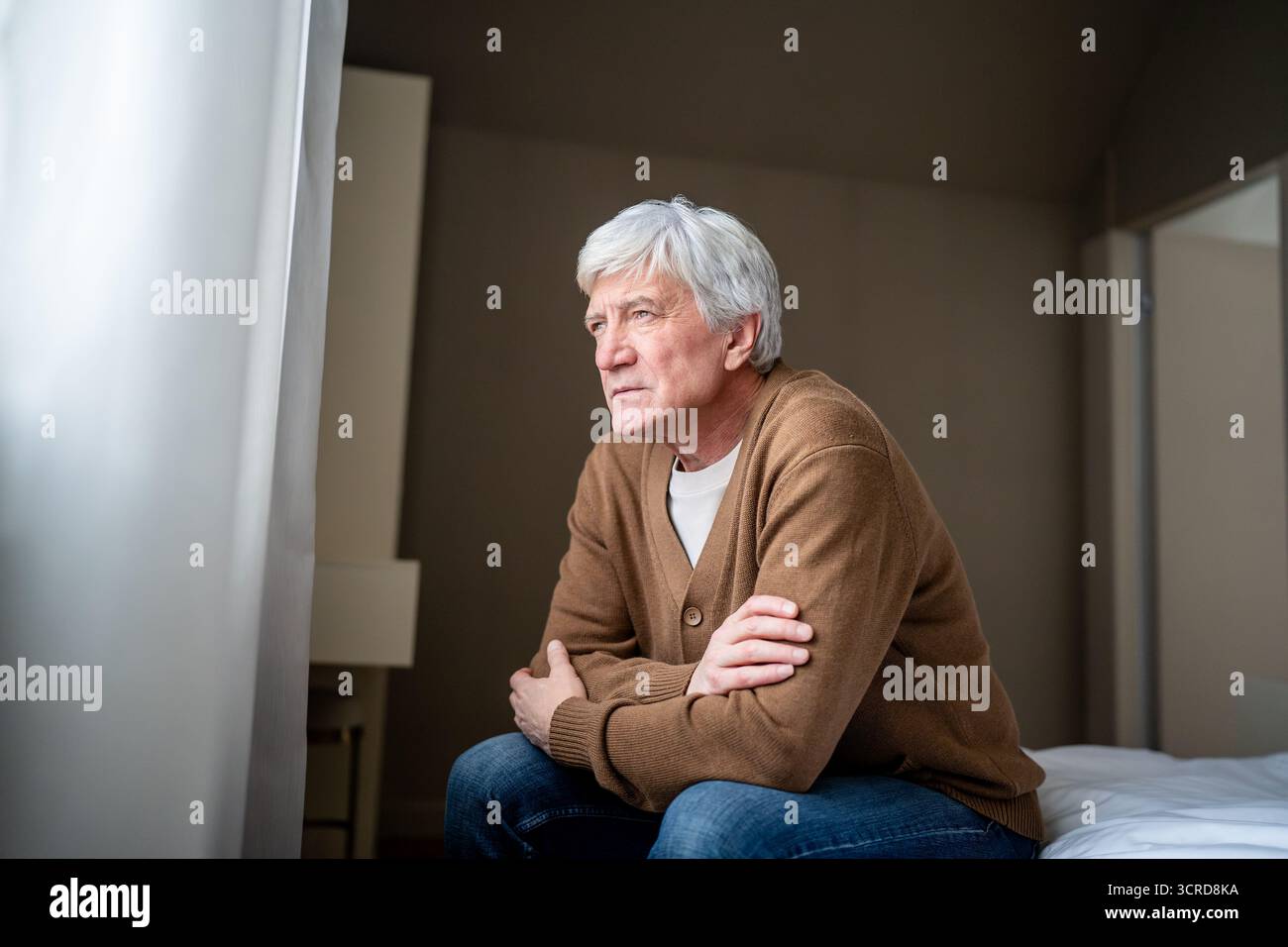 Isolation old unhealthy male patient hi-res stock photography and ...