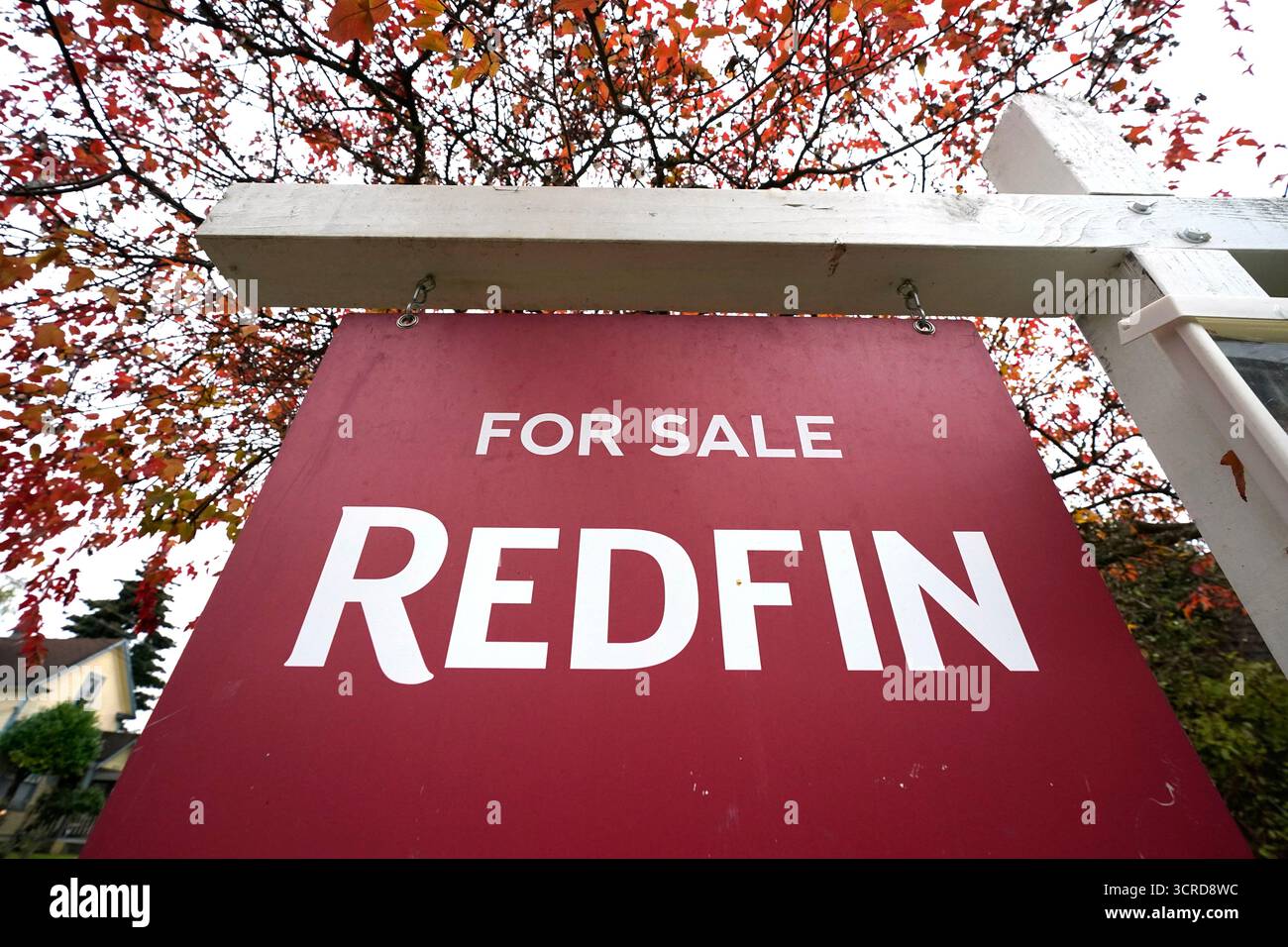 FILE - A Redfin "for sale" sign stands in front of a house on Oct. 28 ...