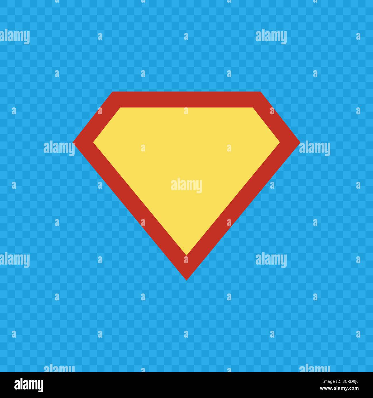 Super hero frame template Stock Vector Images - Alamy
