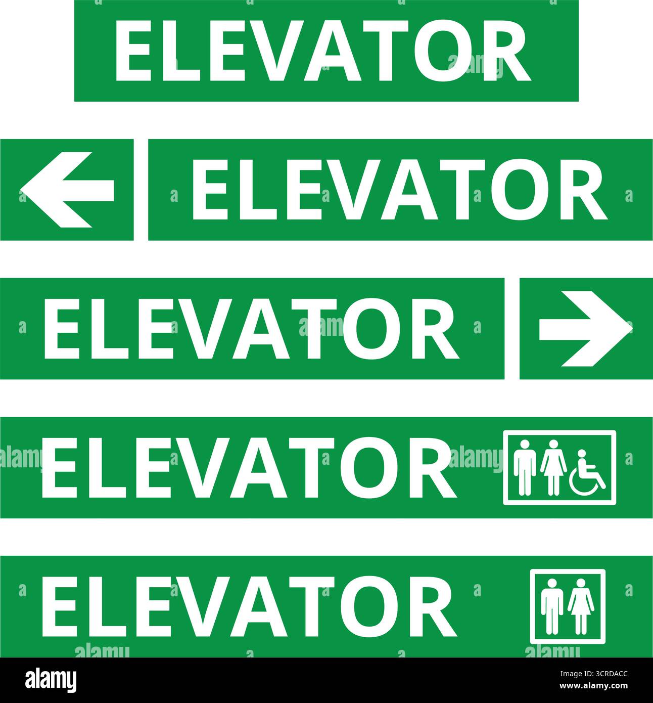 Hospital signage lift Stock Vector Images - Alamy