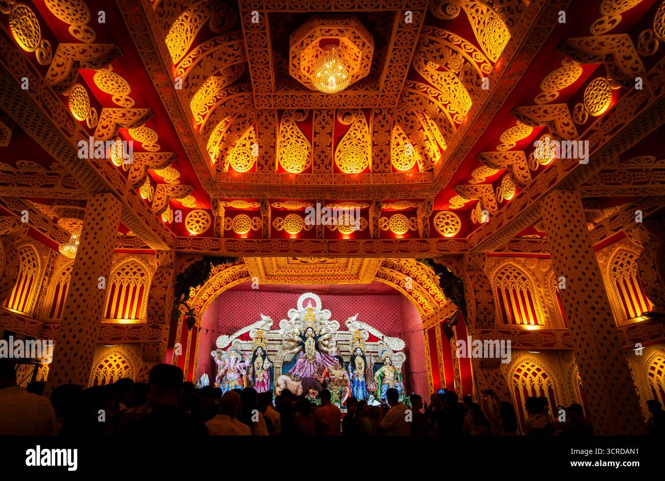 September 30, 2025: Devotees gather in large numbers to offer prayers ...