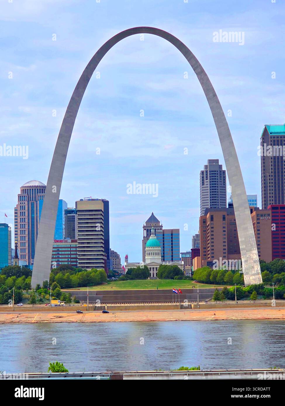 Gateway Arch National Park St. Louis Missouri on the Mississippi River ...