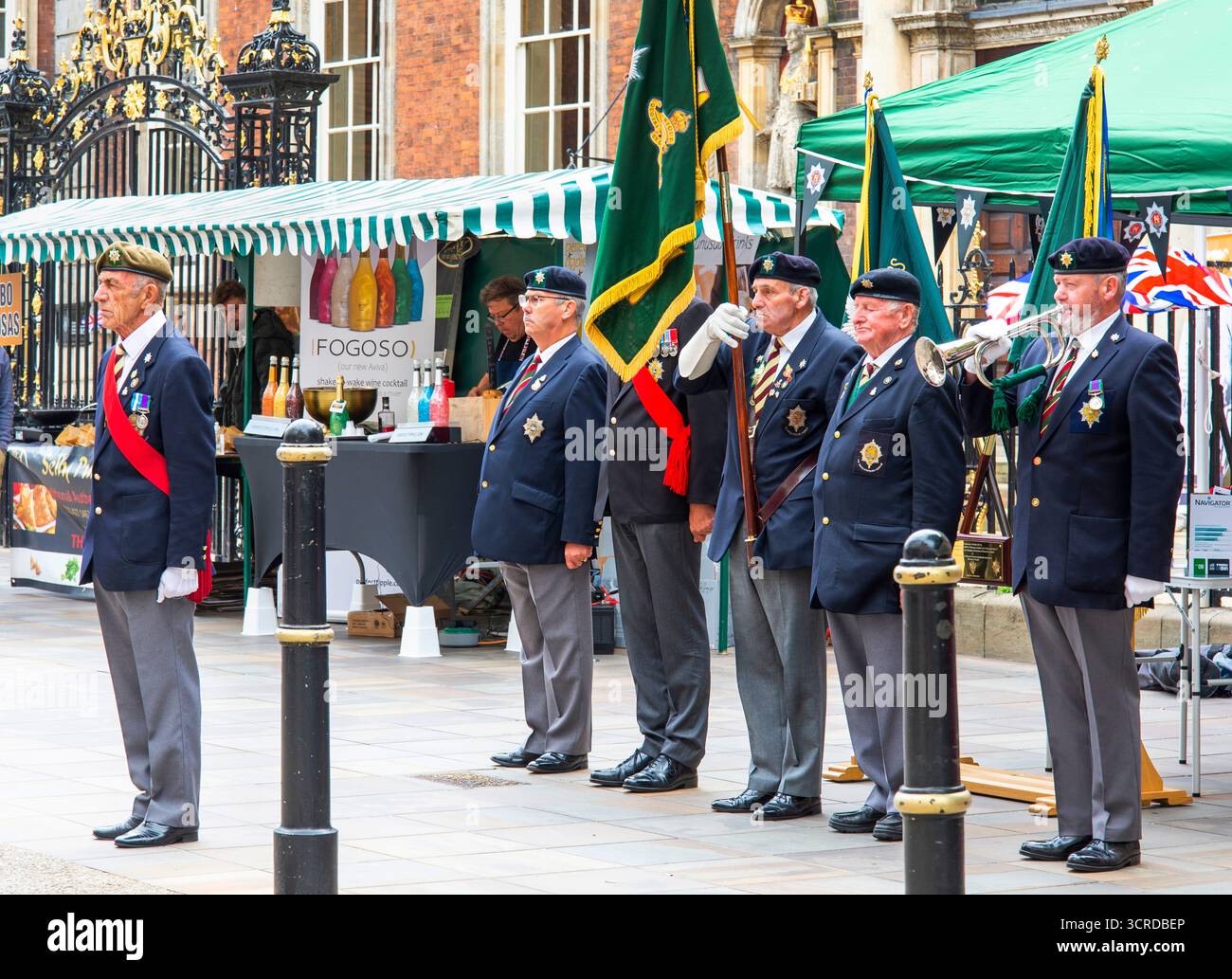 Worcester,England-June 04 2022:WWII veterans observe silence ...