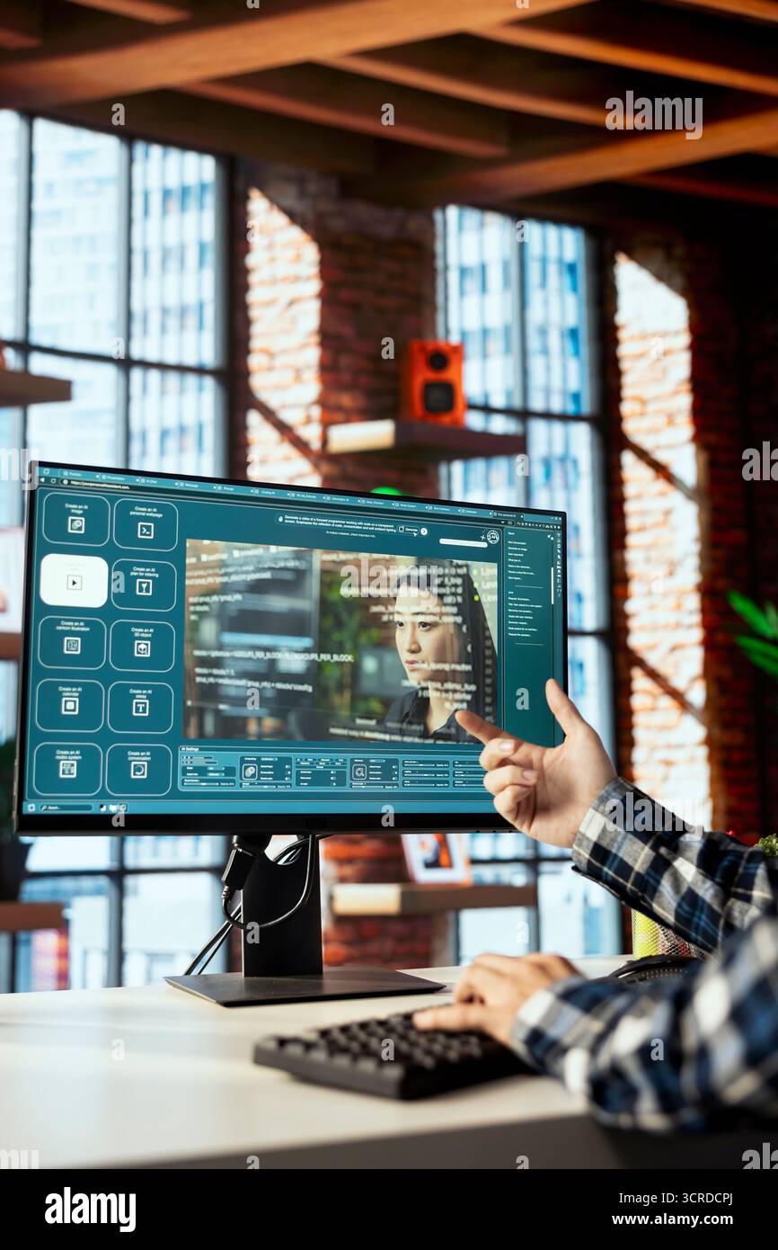 Ai image generator man hi-res stock photography and images - Alamy