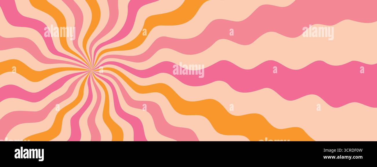 Crazy color spiral background Stock Vector Images - Alamy