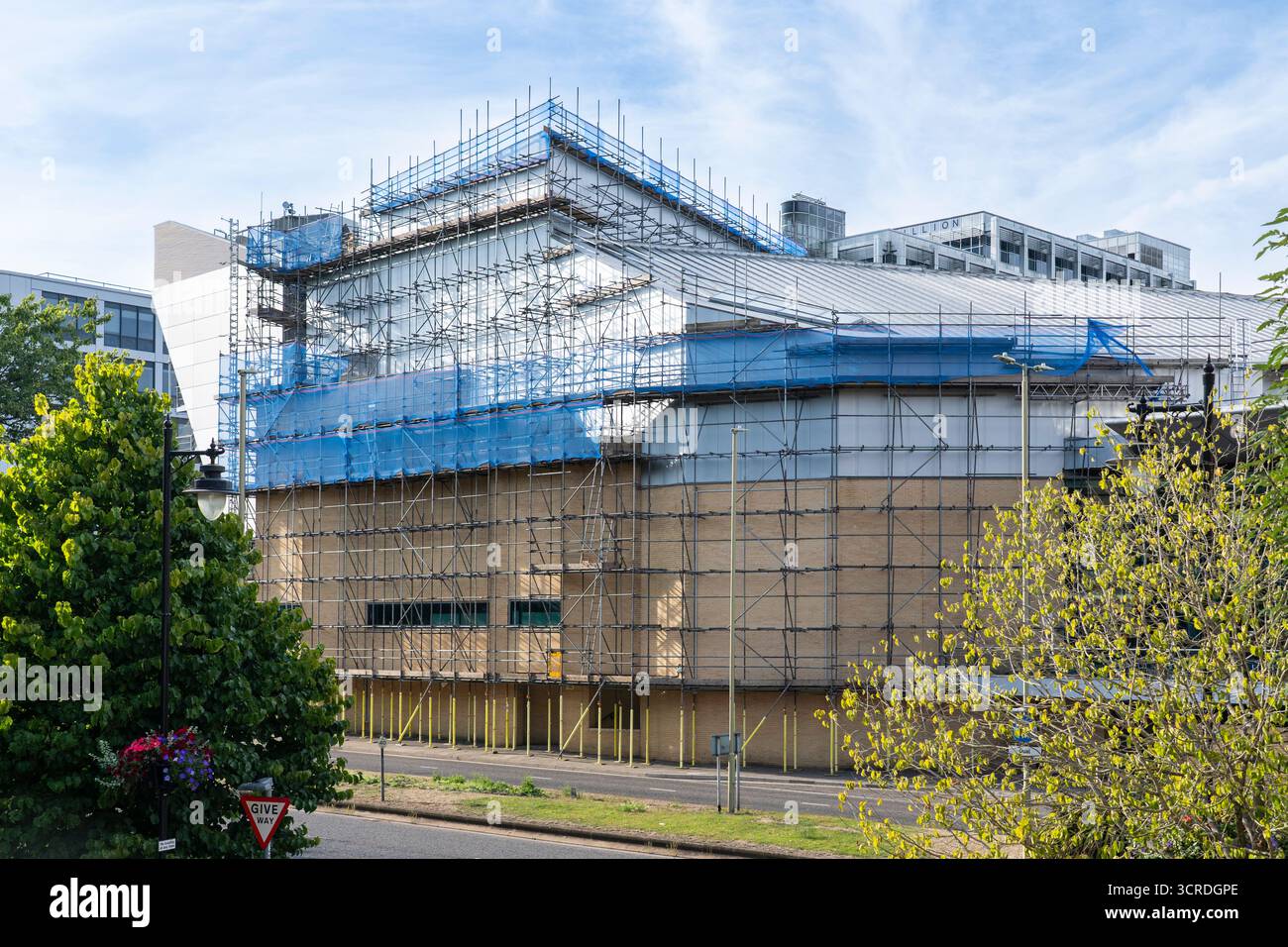 The Anvil concert hall is currently undergoing significant roof repairs ...
