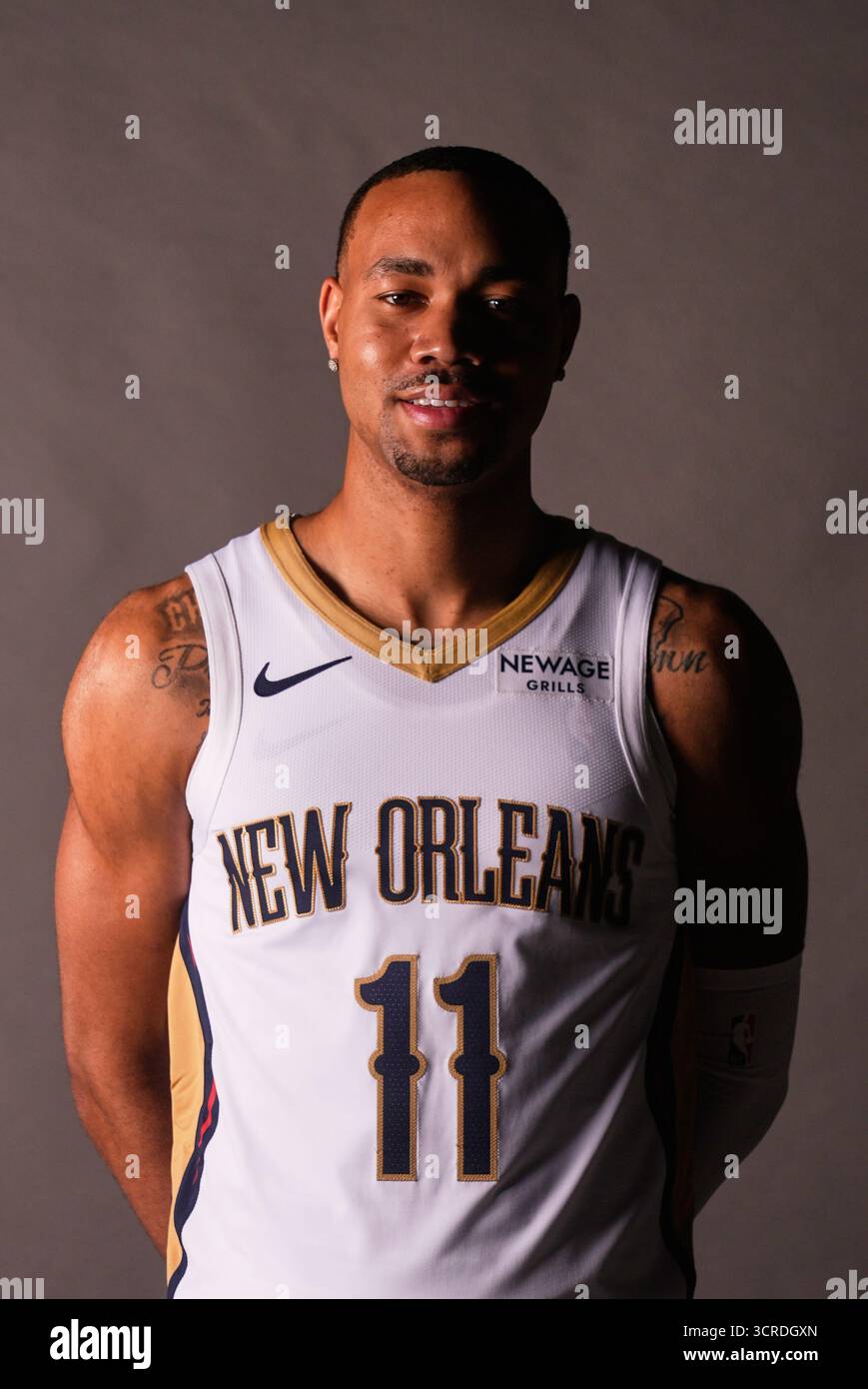New Orleans Pelicans guard Bryce McGowens (11) poses for a portrait ...