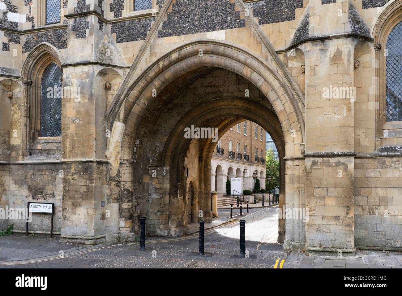 The Grade I listed Abbey Gateway looking through to Abbey Street is a ...