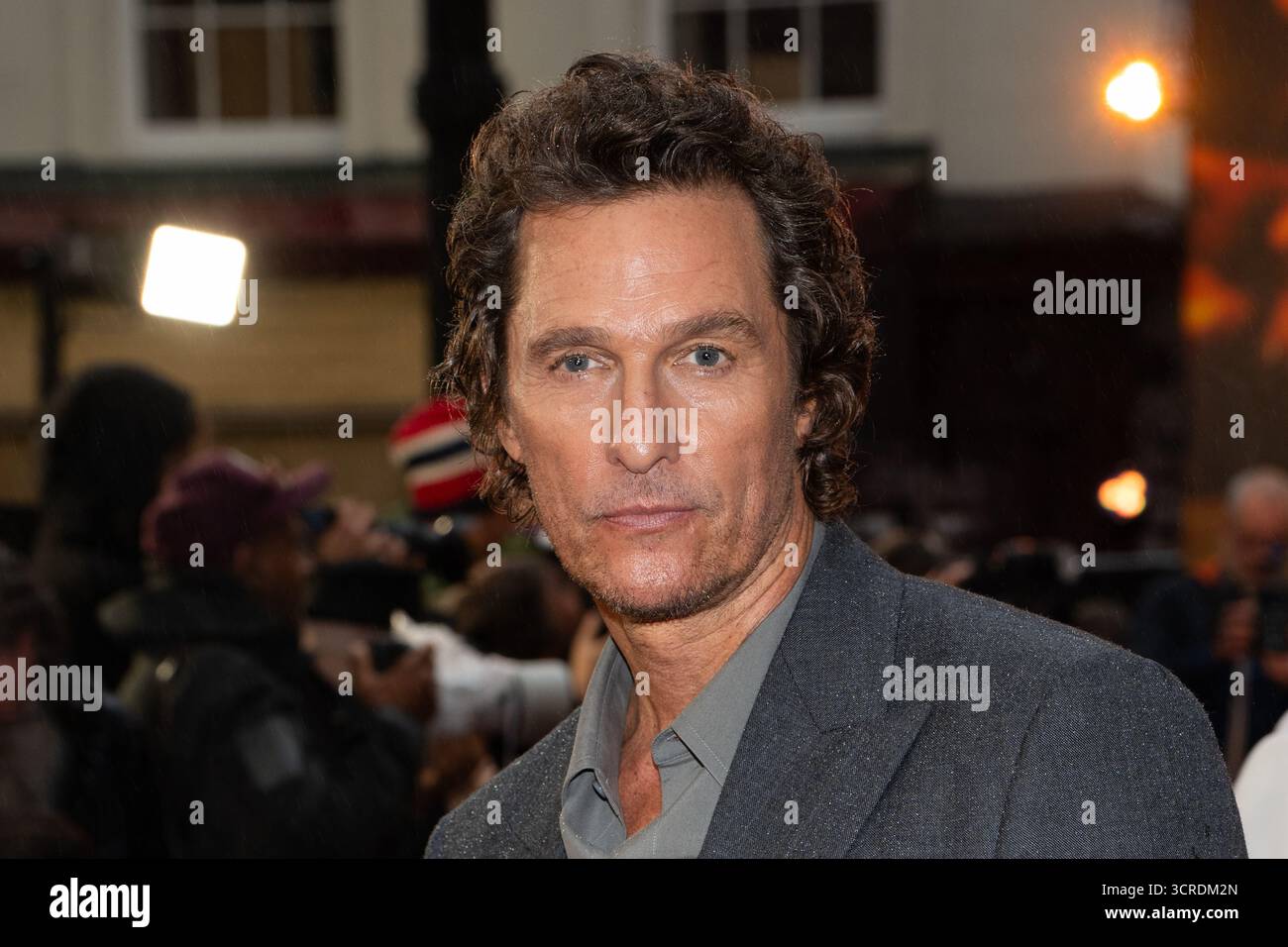 Matthew McConaughey poses for photographers upon arrival at the ...