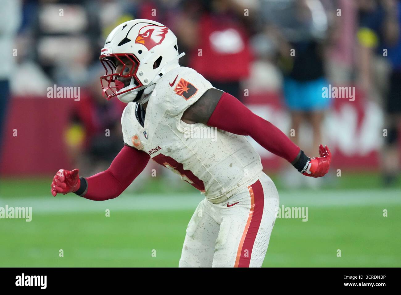 Arizona Cardinals safety Budda Baker runs to the ball during the first ...