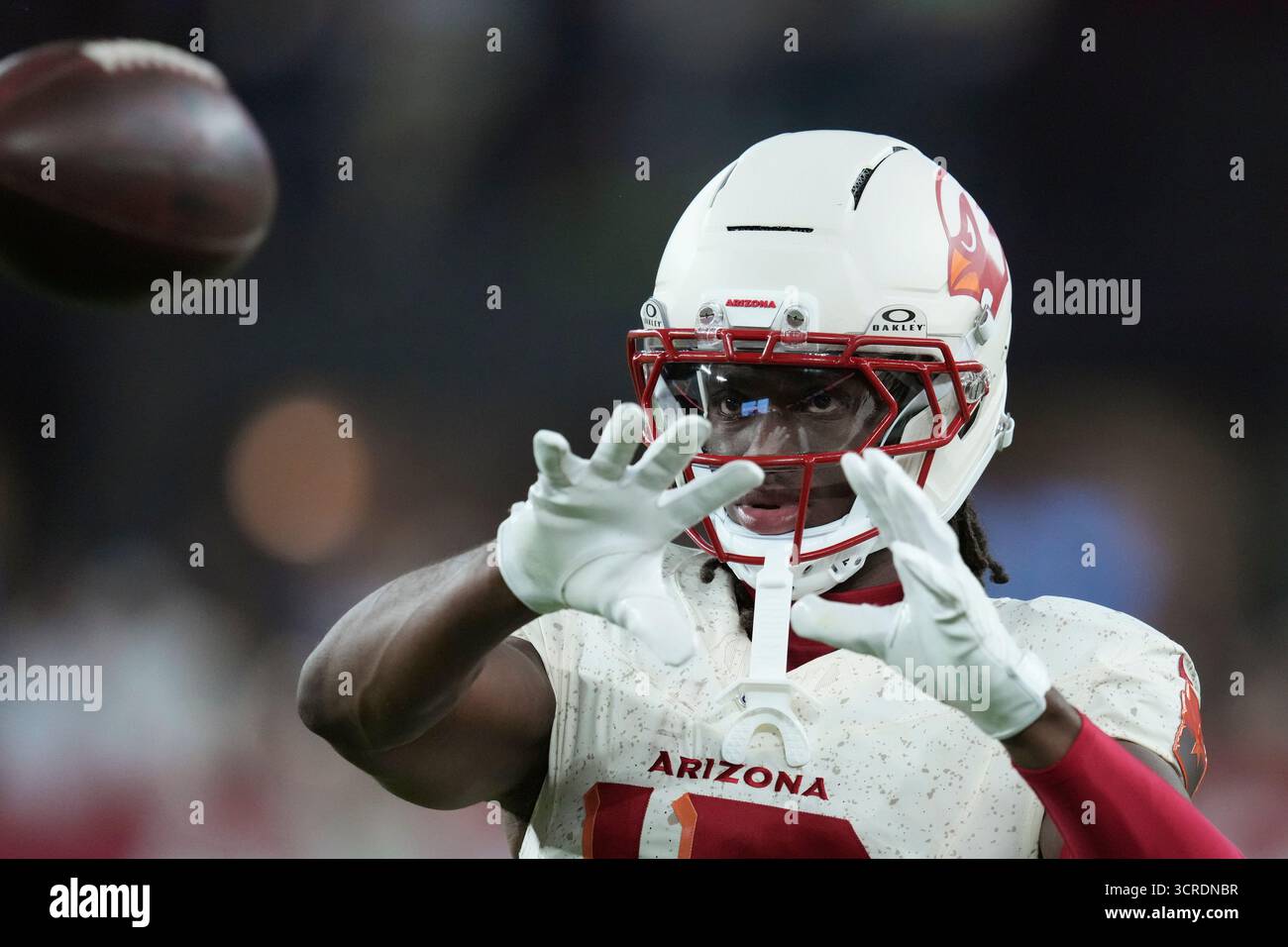 Arizona Cardinals wide receiver Marvin Harrison Jr. takes some practice ...