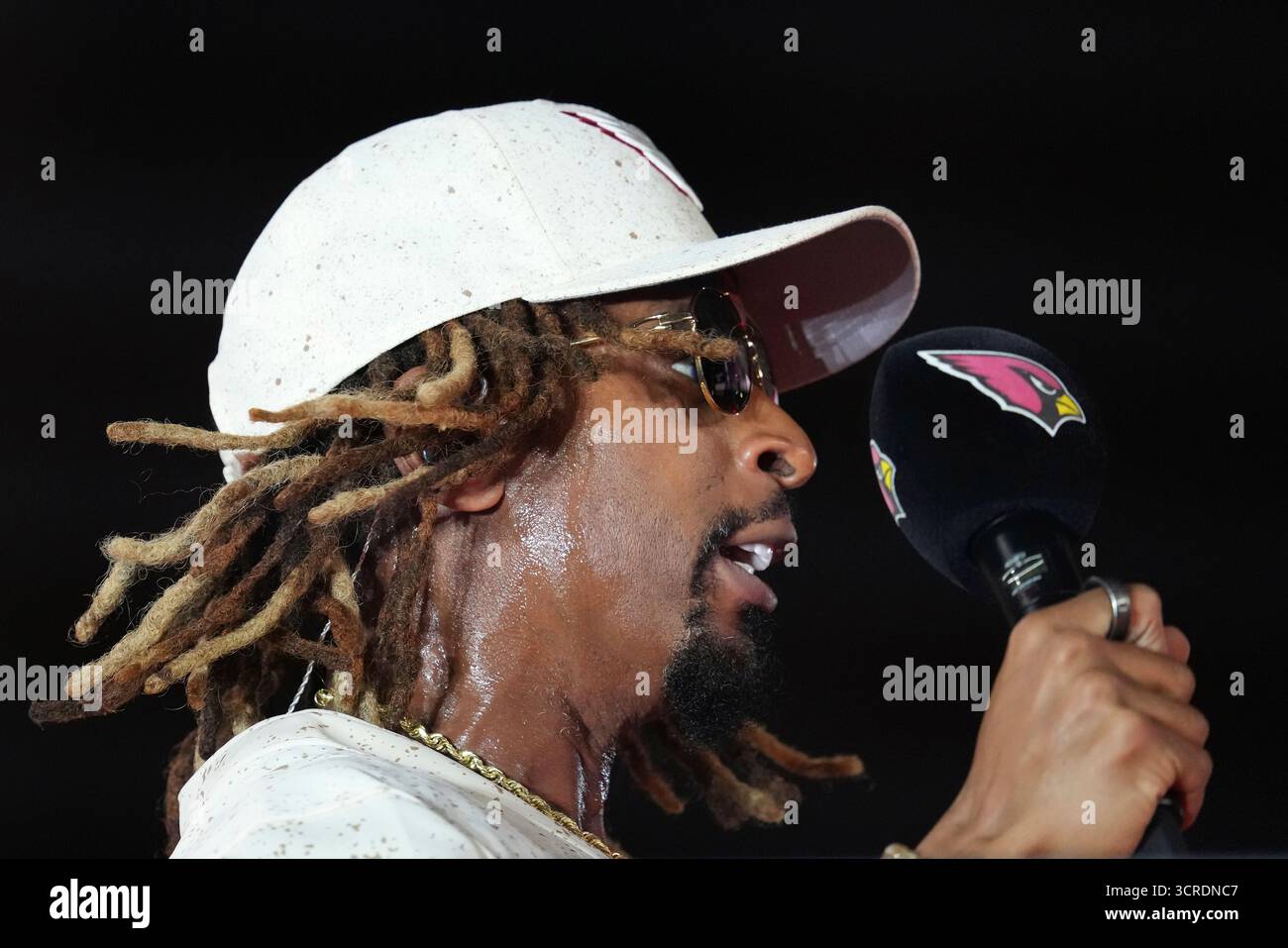 Lil Jon performs during halftime of an NFL football game between the ...