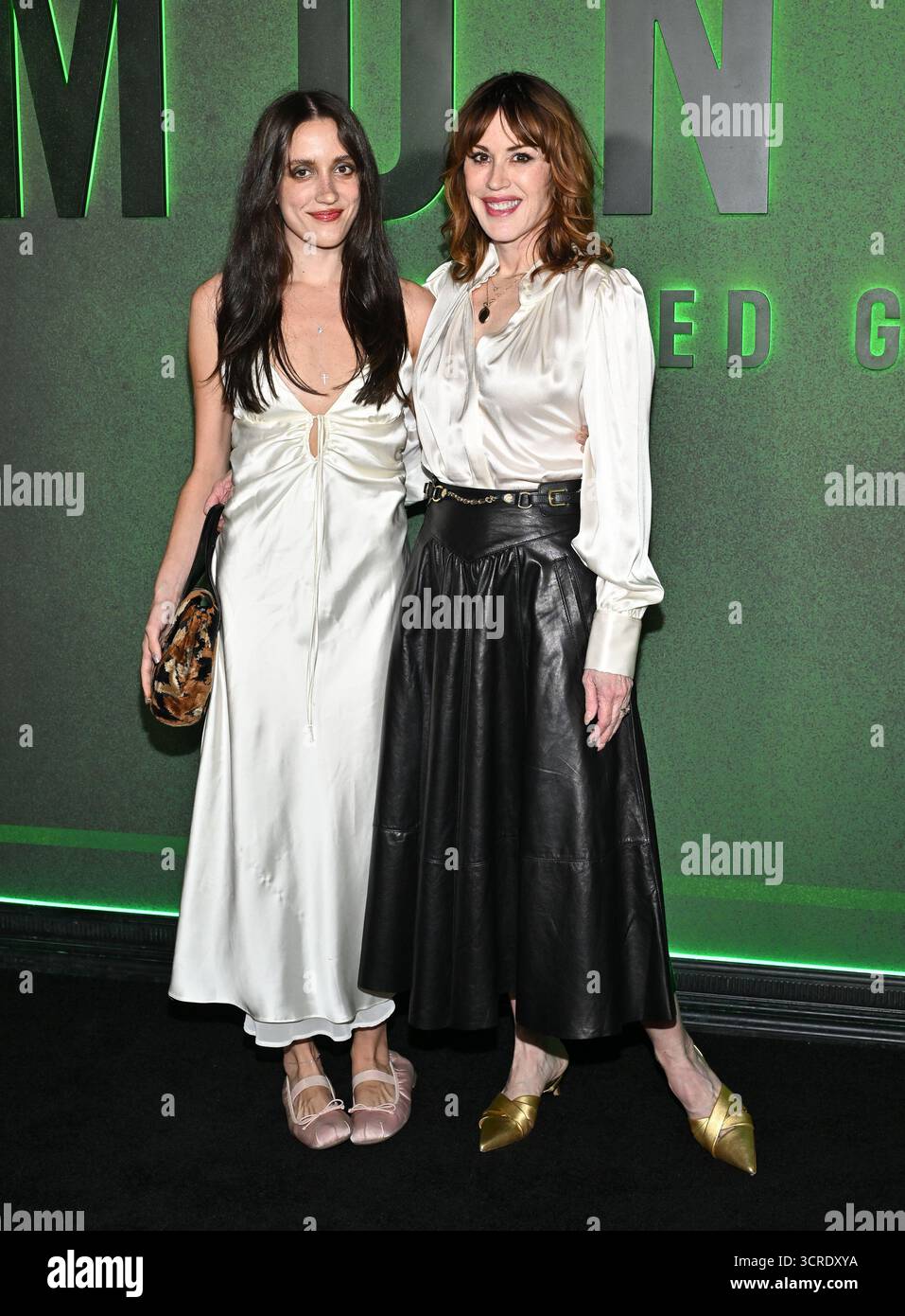 Molly Ringwald, right, and daughter Mathilda Gianopoulos attend the ...