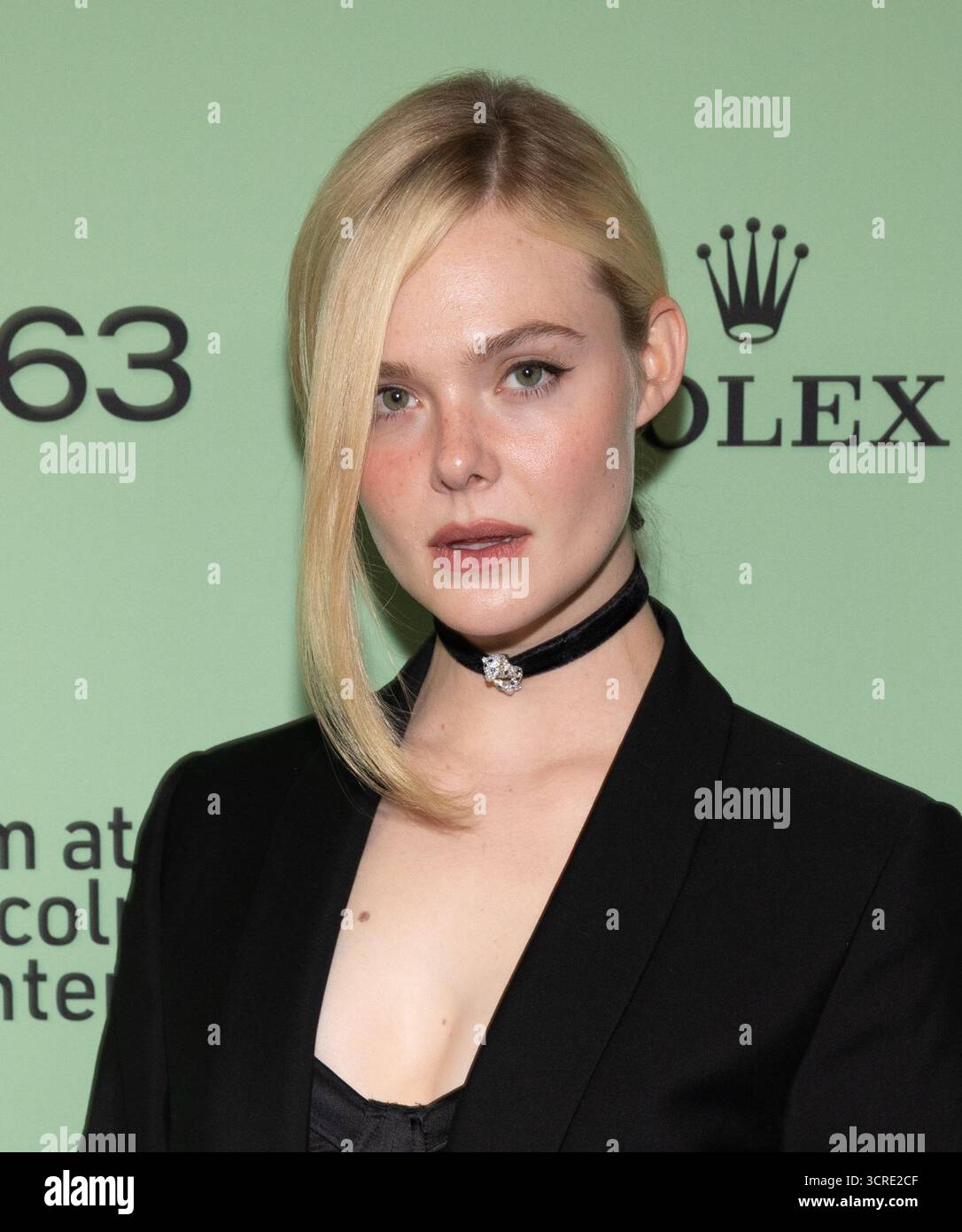 Elle Fanning attends the premiere of "Sentimental Value" at Alice Tully Hall during the 63rd New ...