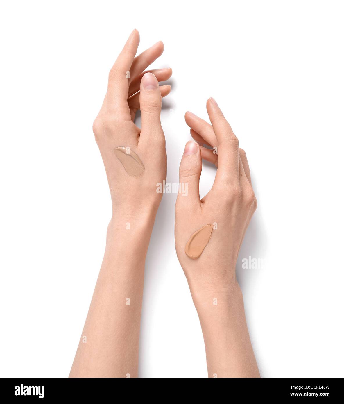 Female hands samples makeup hi-res stock photography and images - Alamy