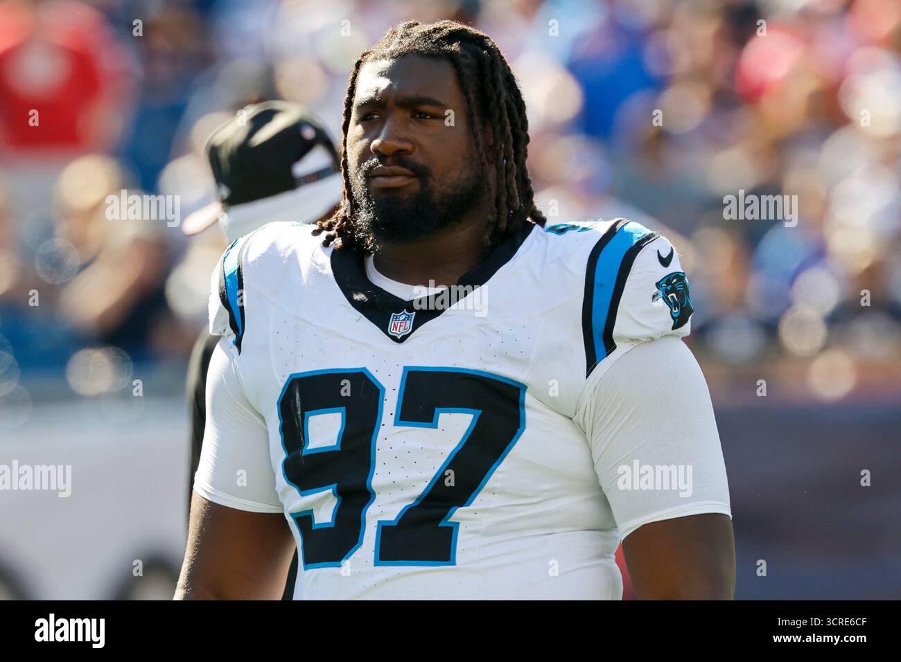 Carolina Panthers defensive tackle Bobby Brown III (97) reacts during ...
