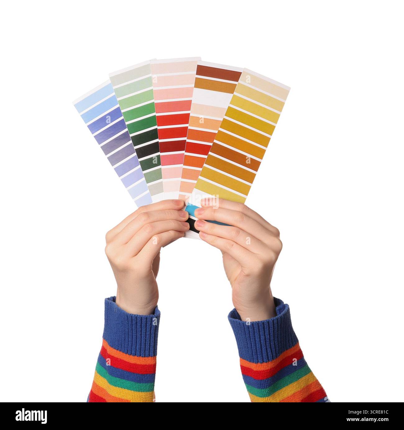 Choosing color shade design Cut Out Stock Images & Pictures - Alamy