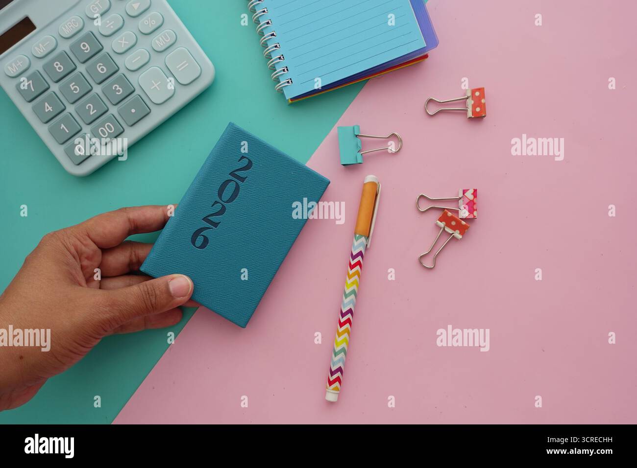 2026 goals on notepad colorful hi-res stock photography and images - Alamy