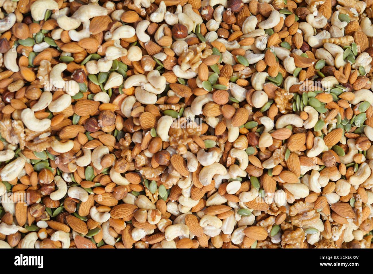 Diverse mix nuts seeds hi-res stock photography and images - Alamy
