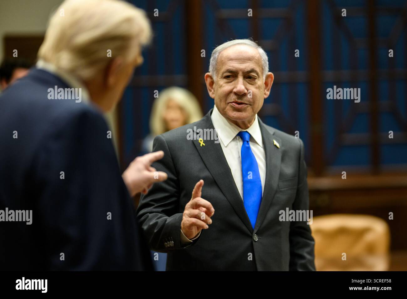 Donald trump, benjamin netanyahu 2025 hi-res stock photography and ...