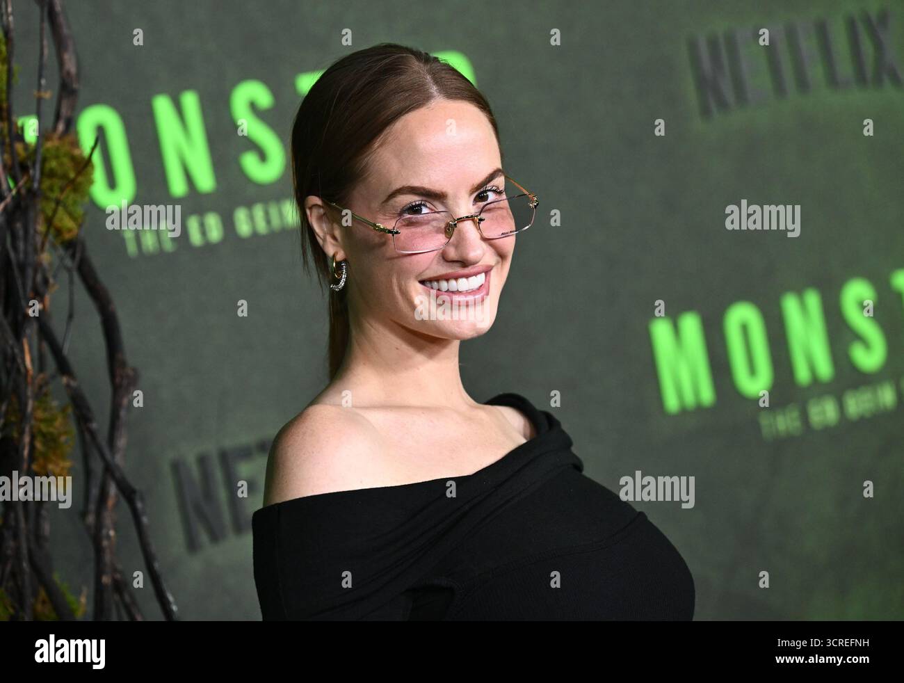 Haley Kalil attends the world premiere of Netflix's "Monster: The Ed ...