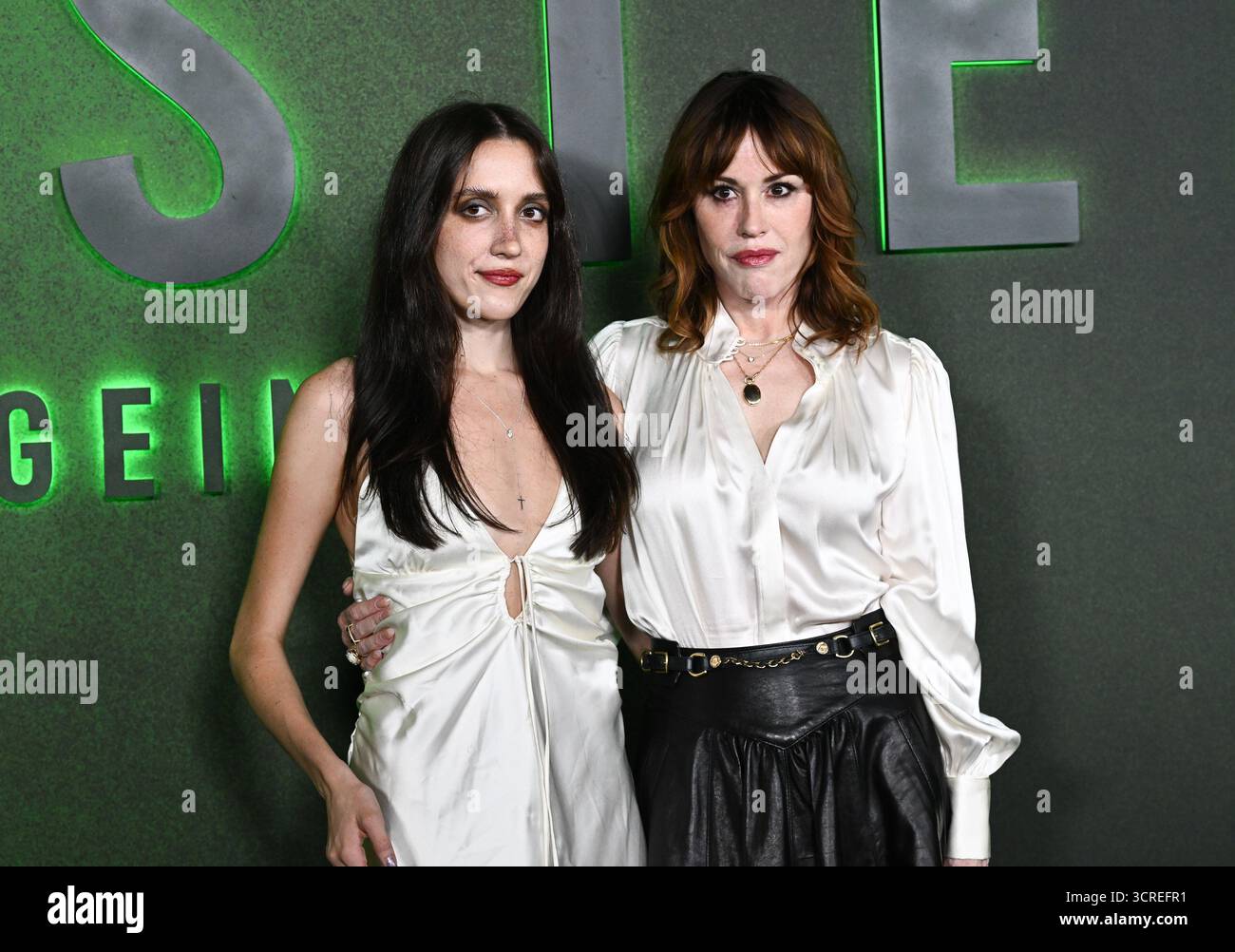 Molly Ringwald, right, and daughter Mathilda Gianopoulos attend the ...