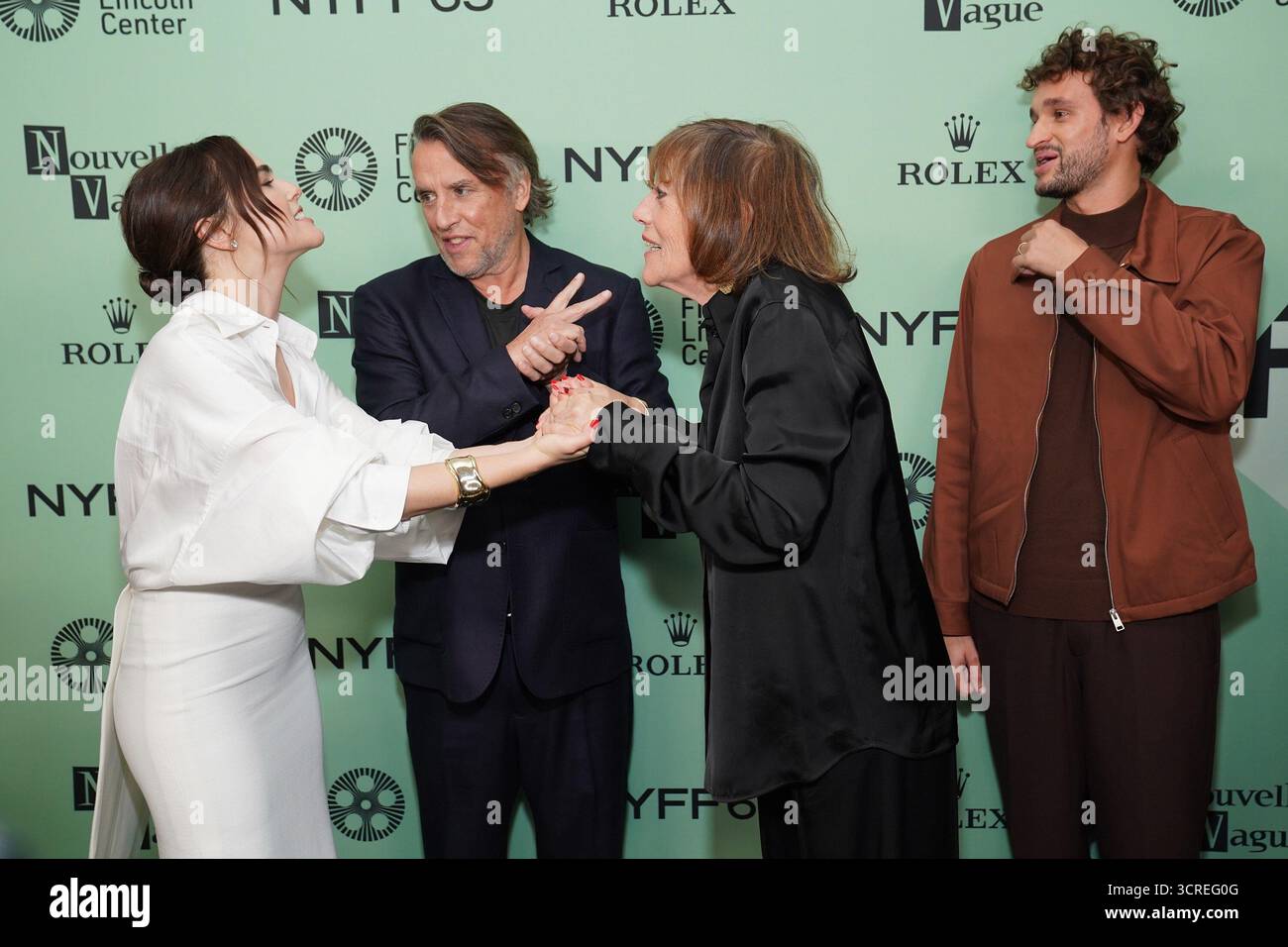 Ny. 30th Sep, 2025. Zoey Deutch, Richard Linklater, Michele Halberstadt ...