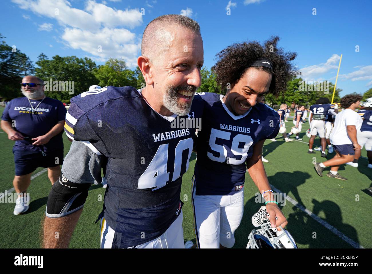 After seeing his first college football game action Lycoming College ...