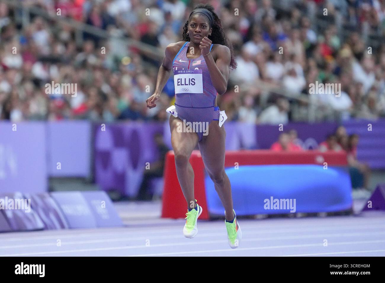 American Kendall Ellis runs 51.16 in placing fifth in 400m prelims ...