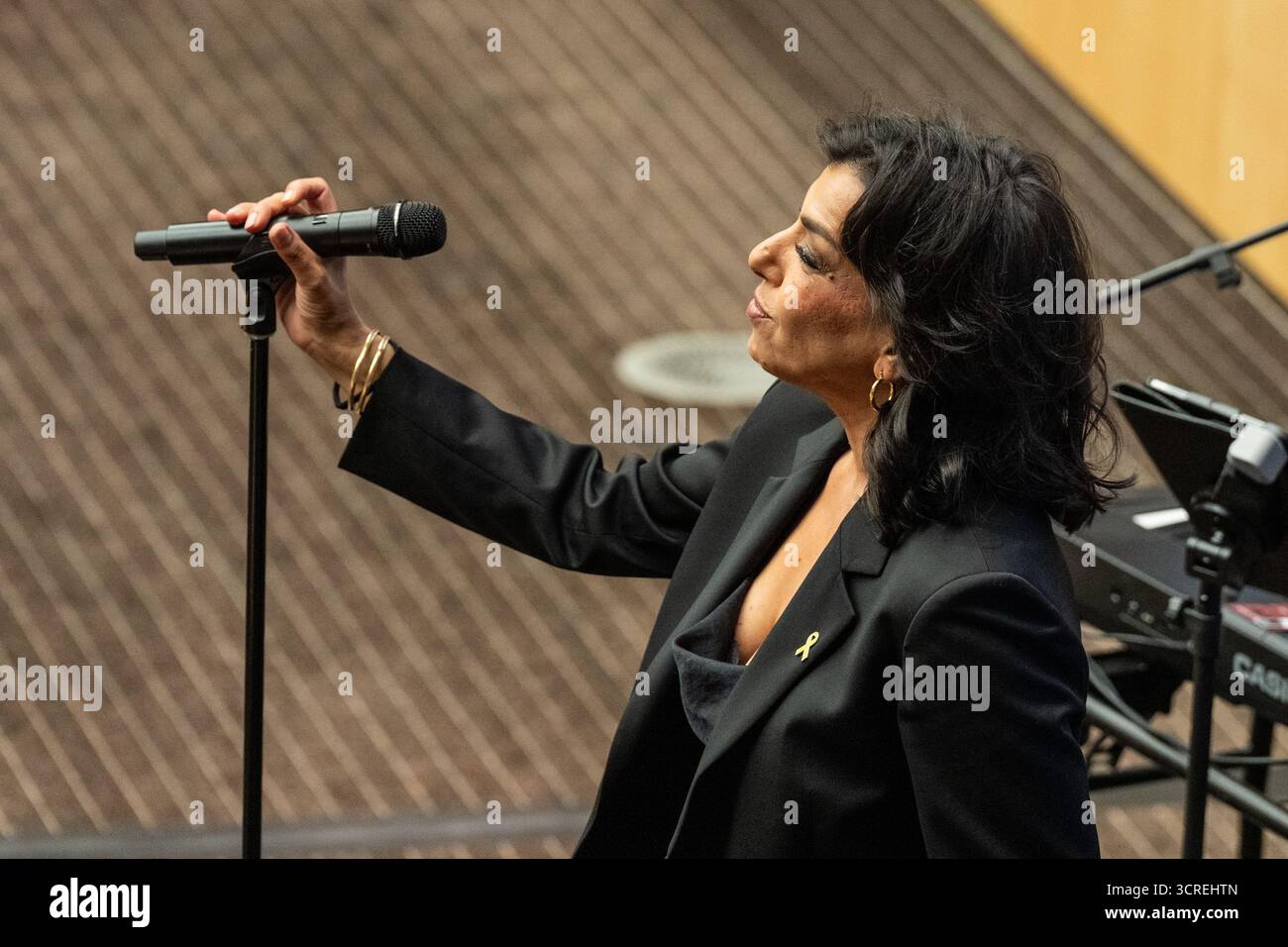 New York, NY, September 30, 2025: Singer Dikla performs during ...