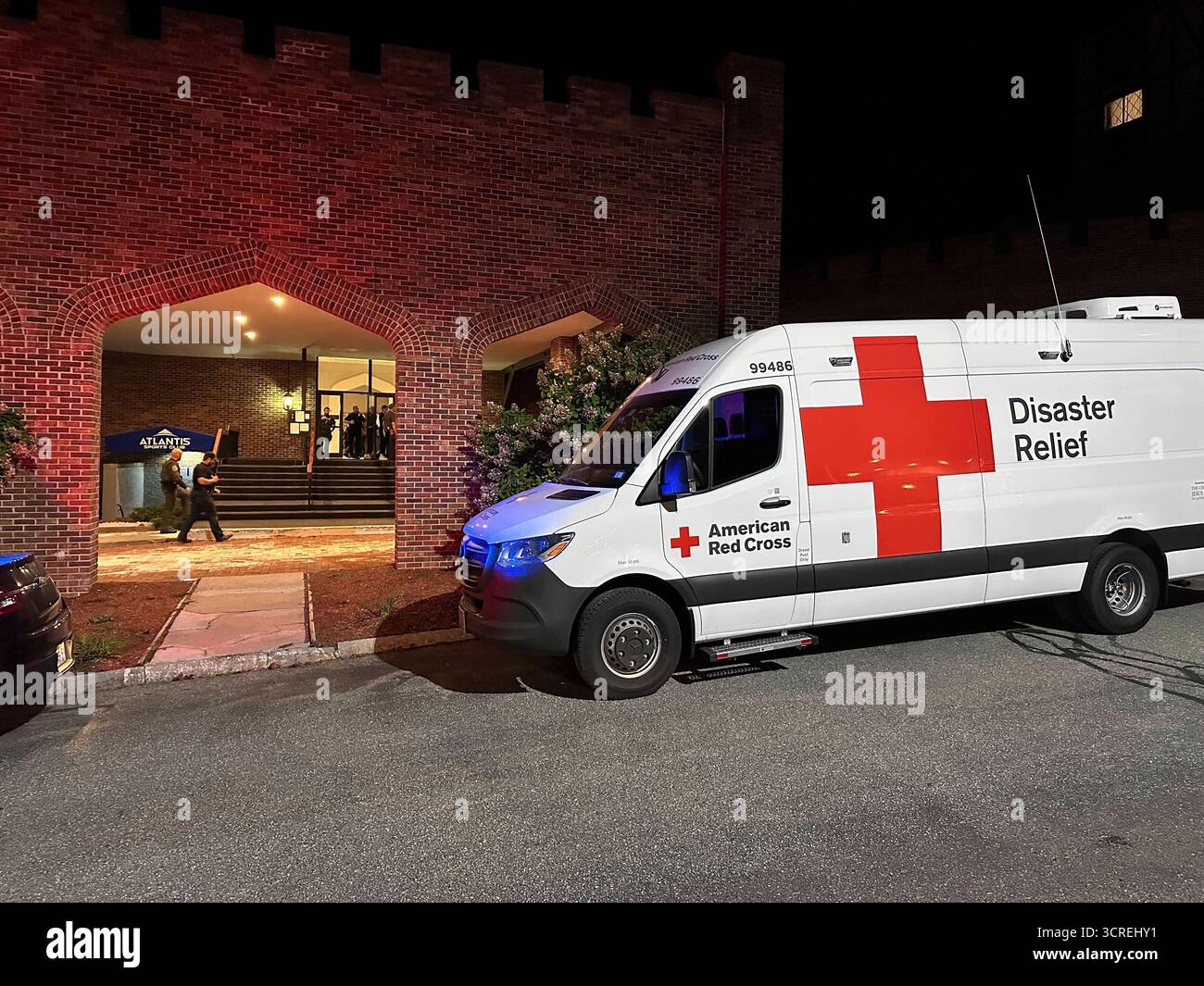FILE - An American Red Cross Disaster Relief van is parked outside a ...