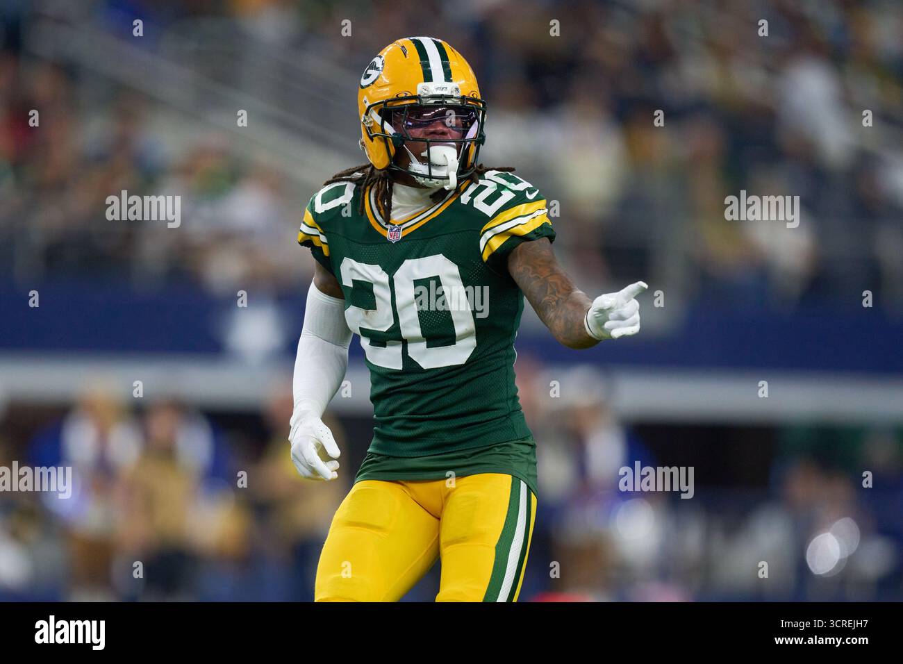 Green Bay Packers safety Javon Bullard (20) defends on a play during an ...