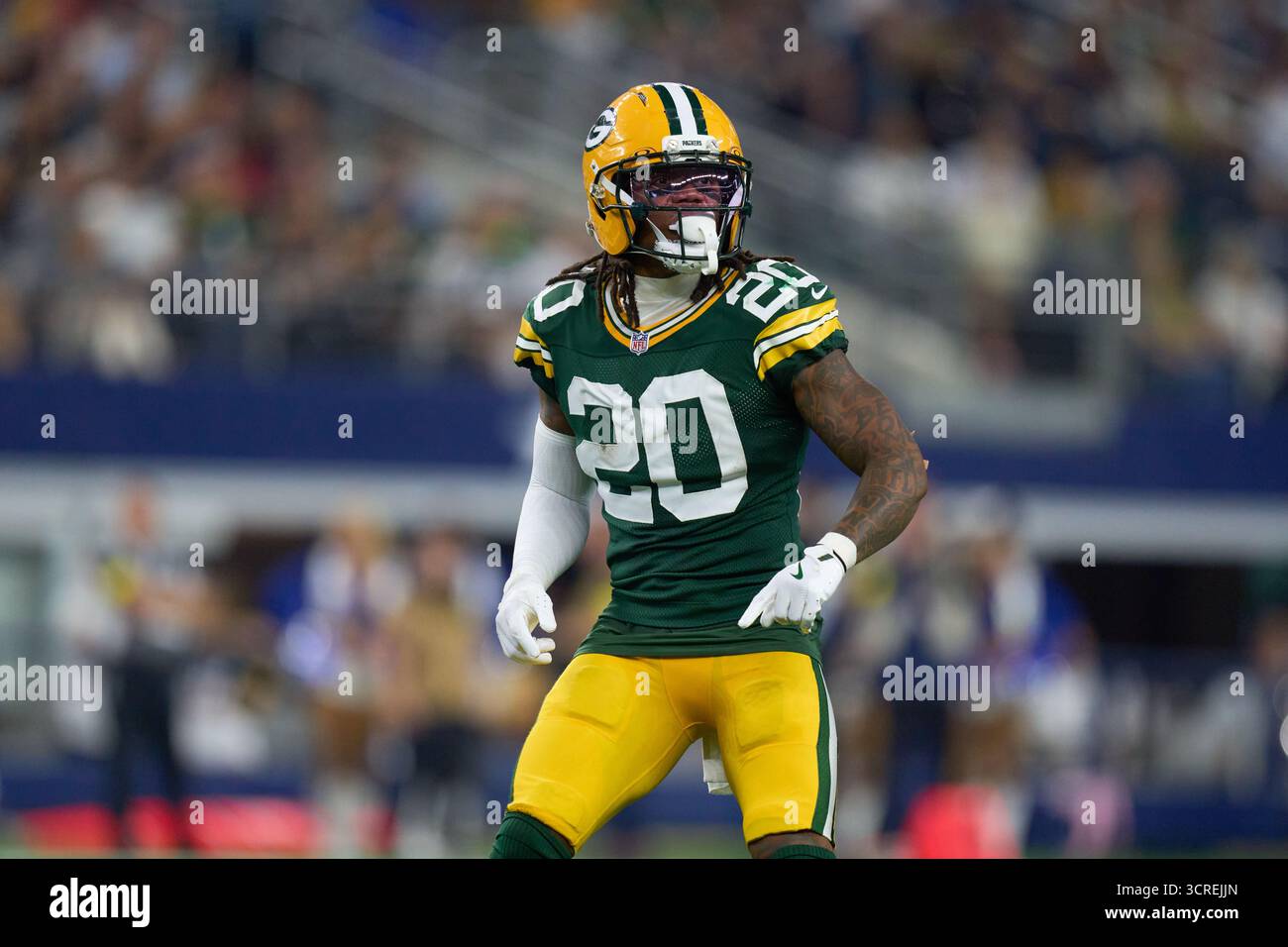 Green Bay Packers safety Javon Bullard (20) defends on a play during an ...