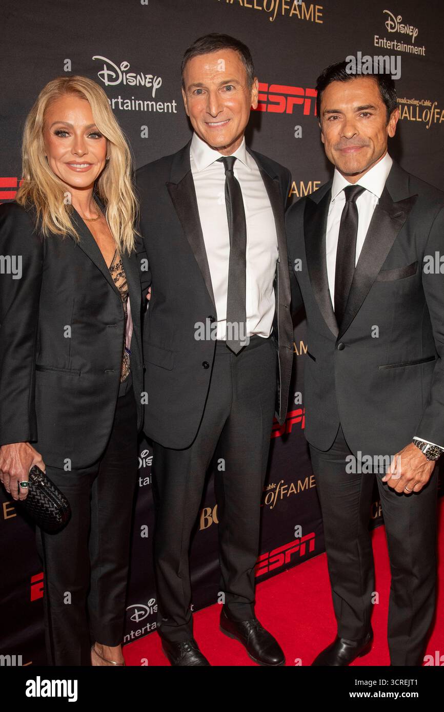 New York, United States. 30th Sep, 2025. (L-R) Kelly Ripa, Michael ...