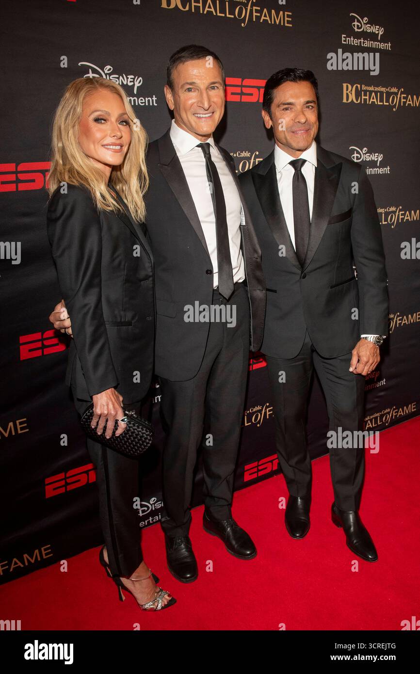 New York, United States. 30th Sep, 2025. (L-R) Kelly Ripa, Michael ...