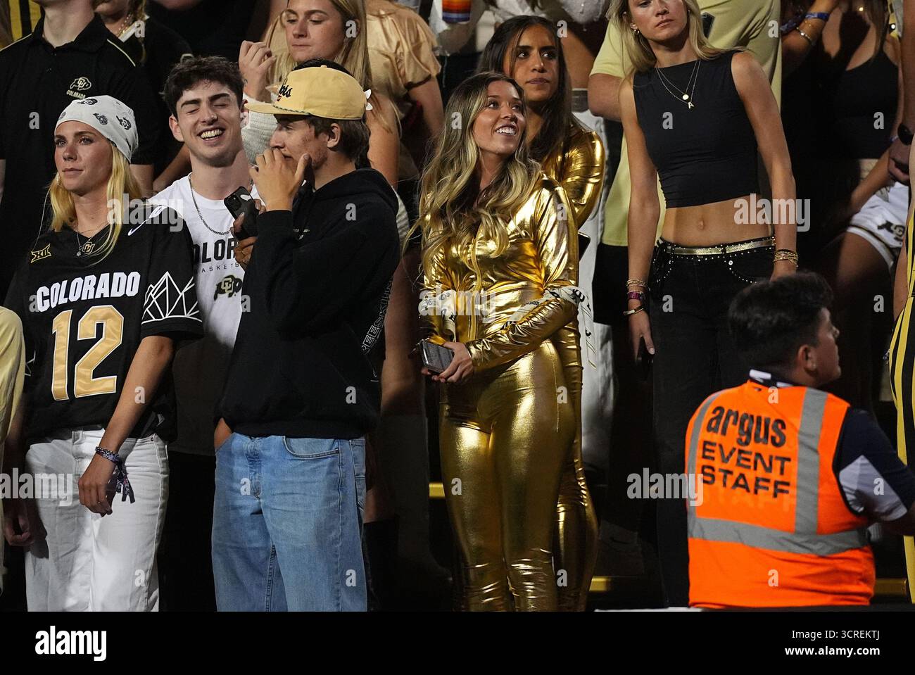 Colorado fans in the second half of an NCAA college football game ...