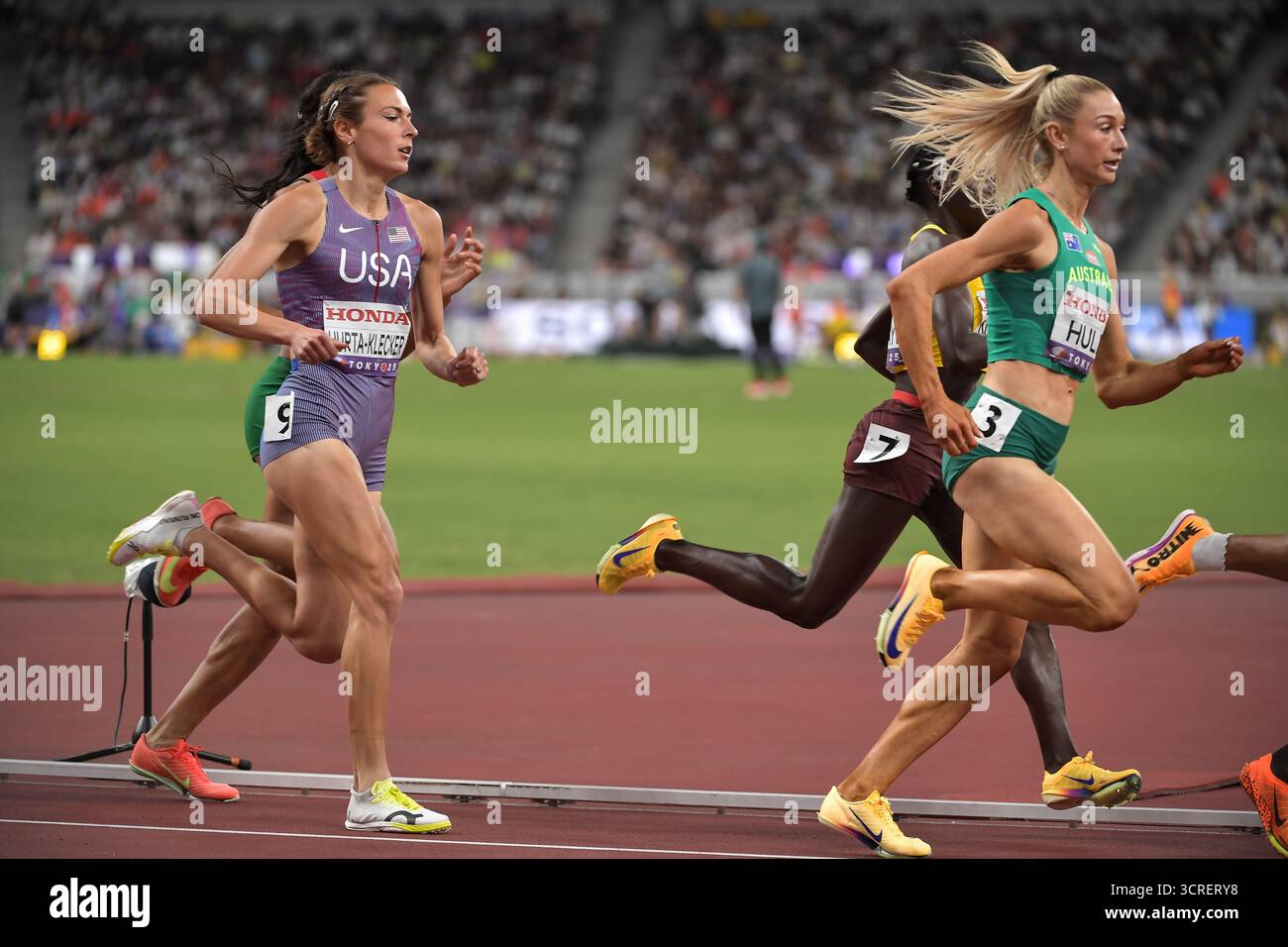 Sage Hurta-Klecker of the USA competing in the women’s 800m semi-final ...