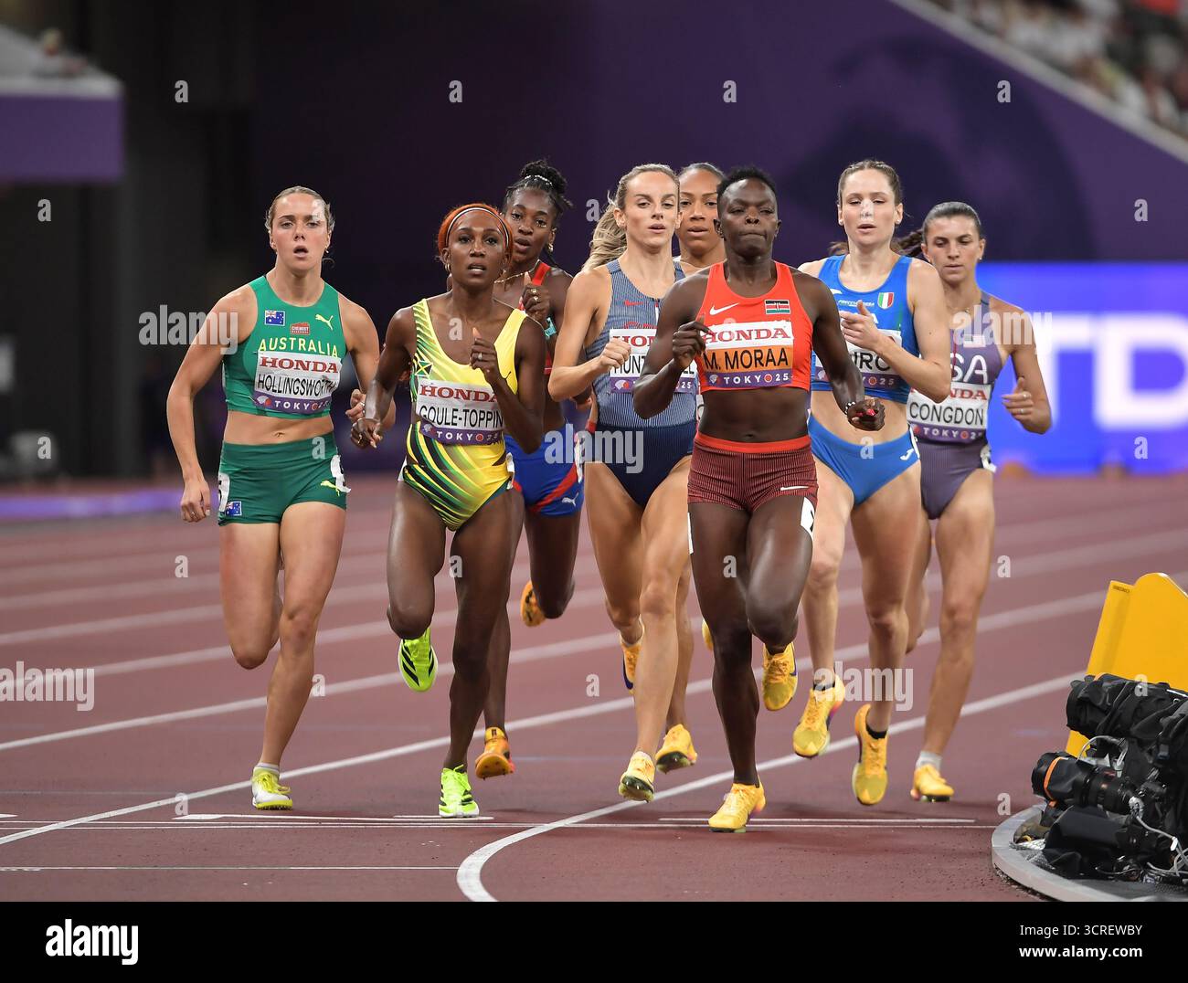 Claudia Hollingworth of Australia competing in the women’s 800m semi ...